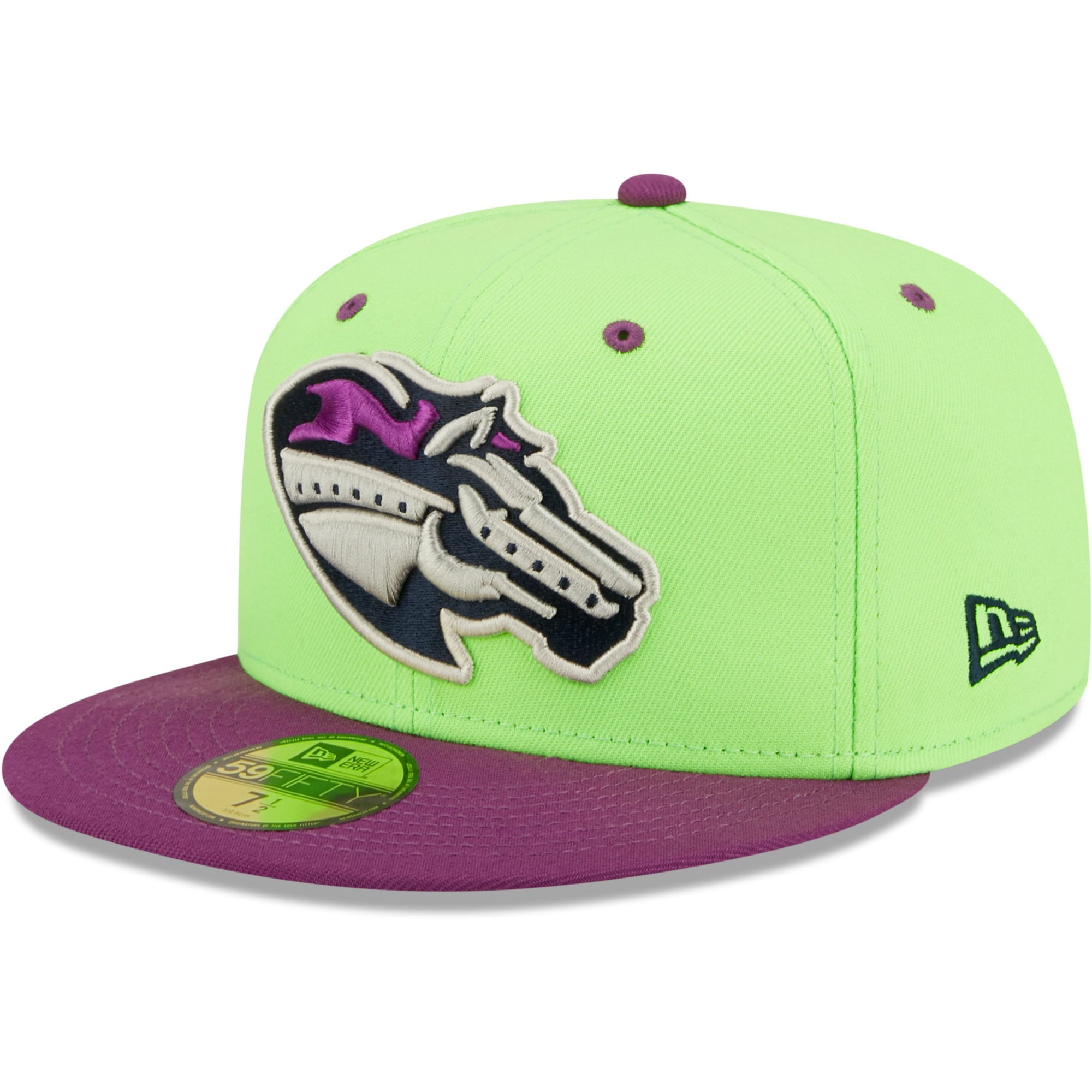 Men's New Era Green/Purple Caballos de Stockton Copa De La Diversion ...