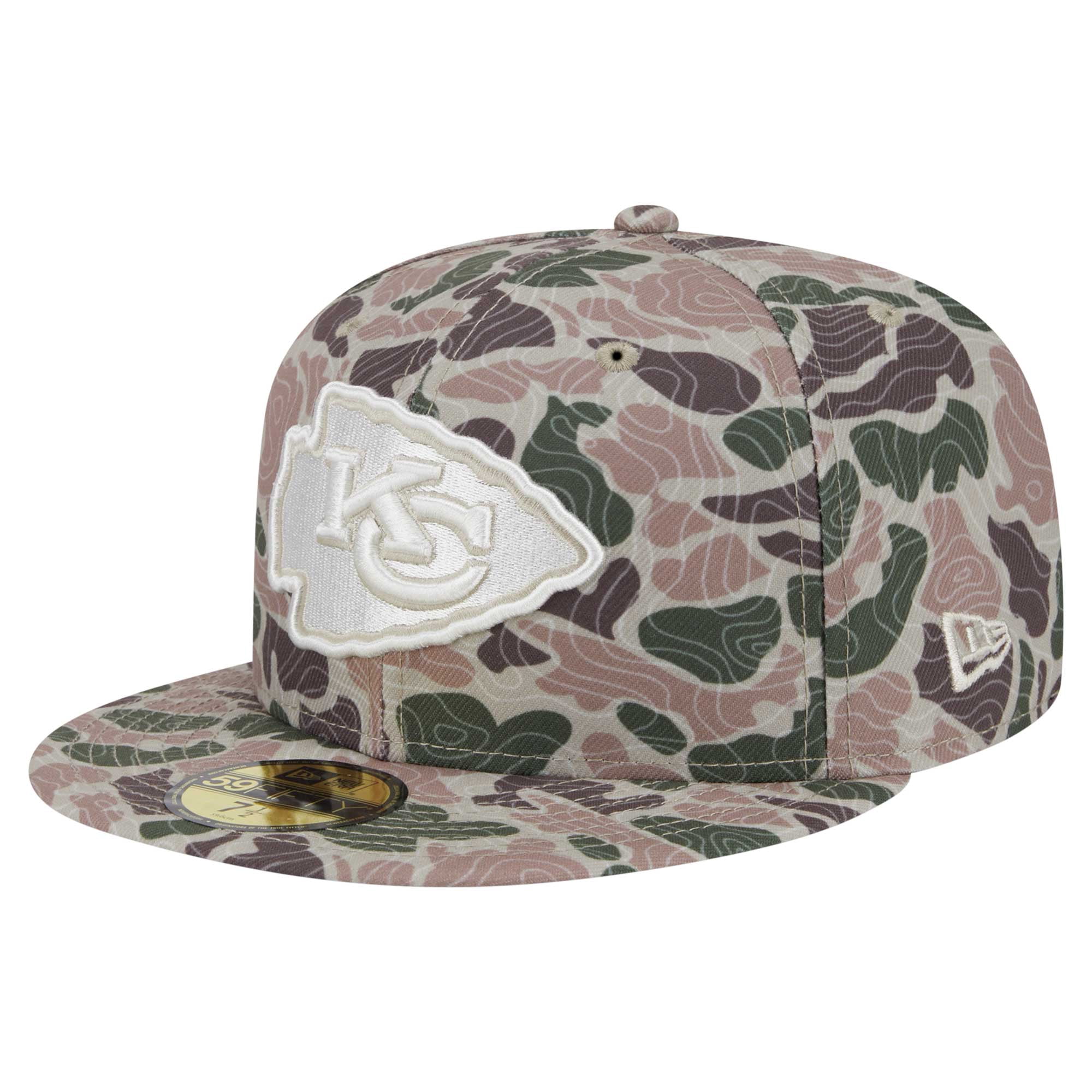 Men's New Era Kansas City Chiefs Geo Camo 59FIFTY Fitted Hat - Walmart.com