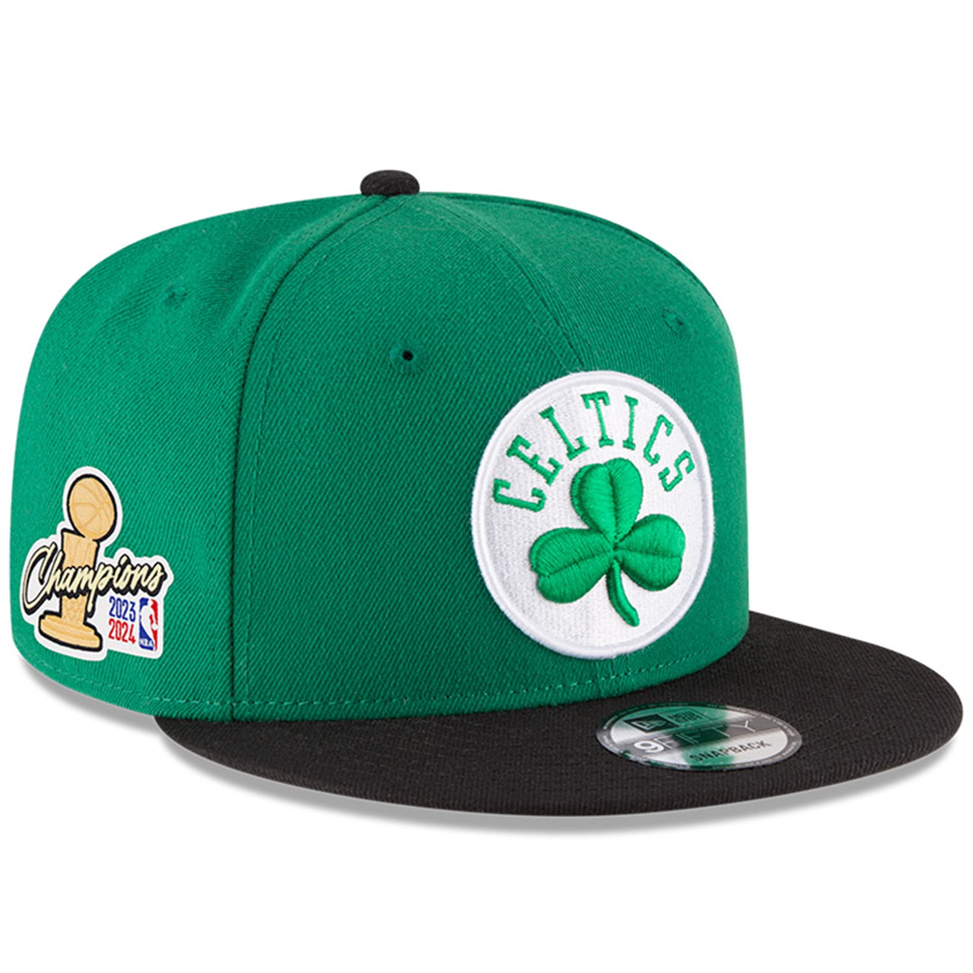 Men's New Era Kelly Green/Black Boston Celtics 2024 NBA Finals ...