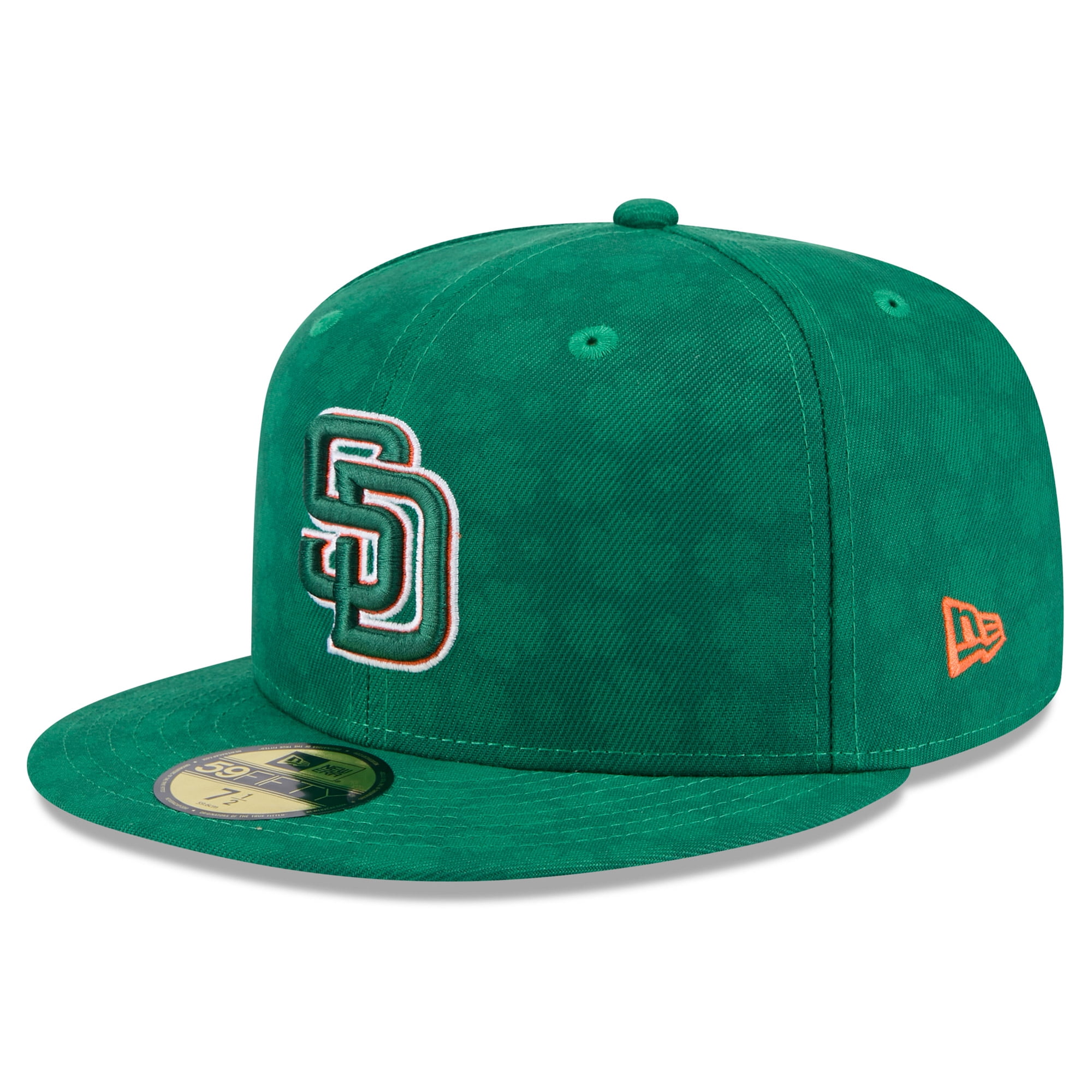 Men's New Era Kelly Green San Diego Padres St. Patrick's Day 59FIFTY ...