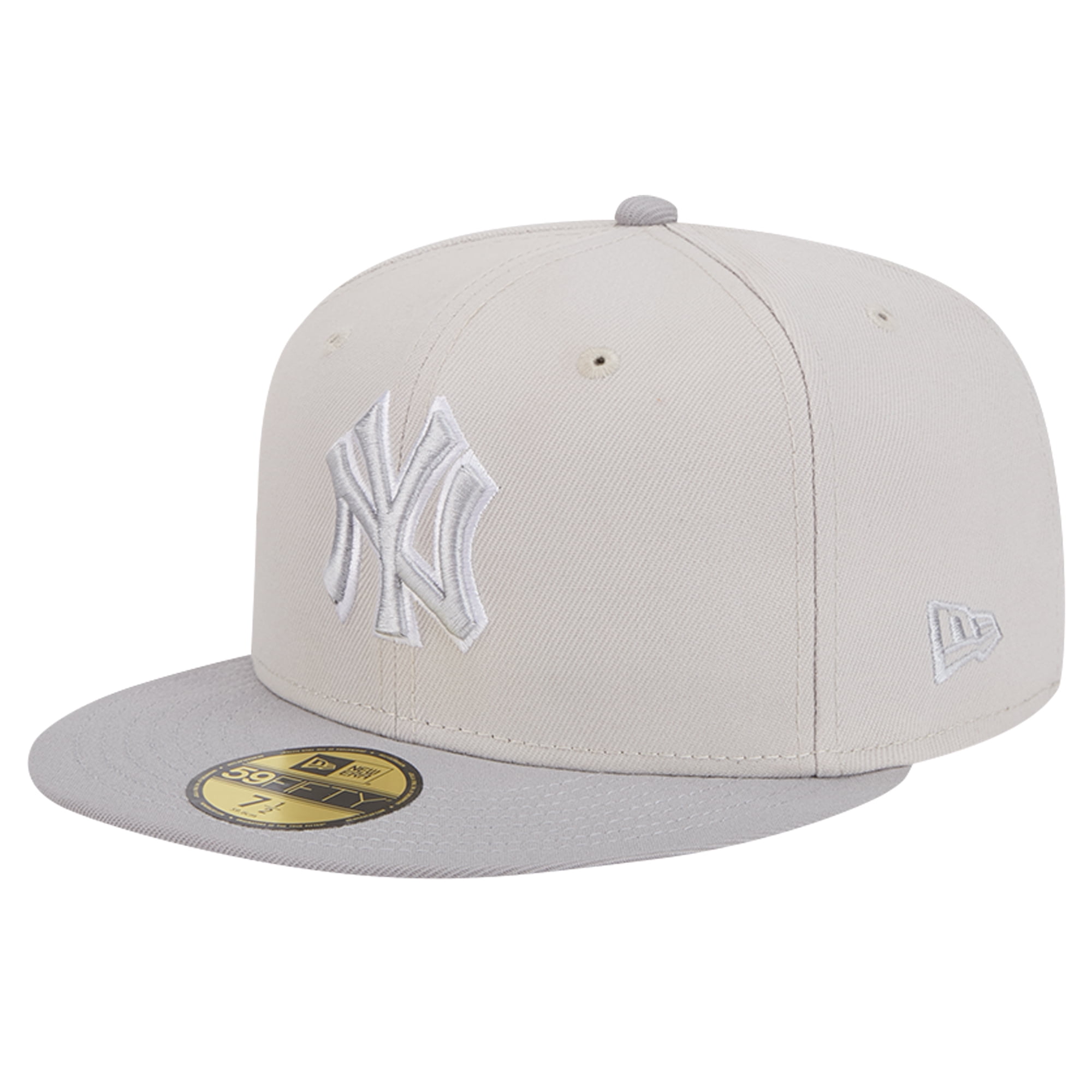 Men's New Era Khaki/Gray New York Yankees Two-Tone Color Pack 59FIFTY ...