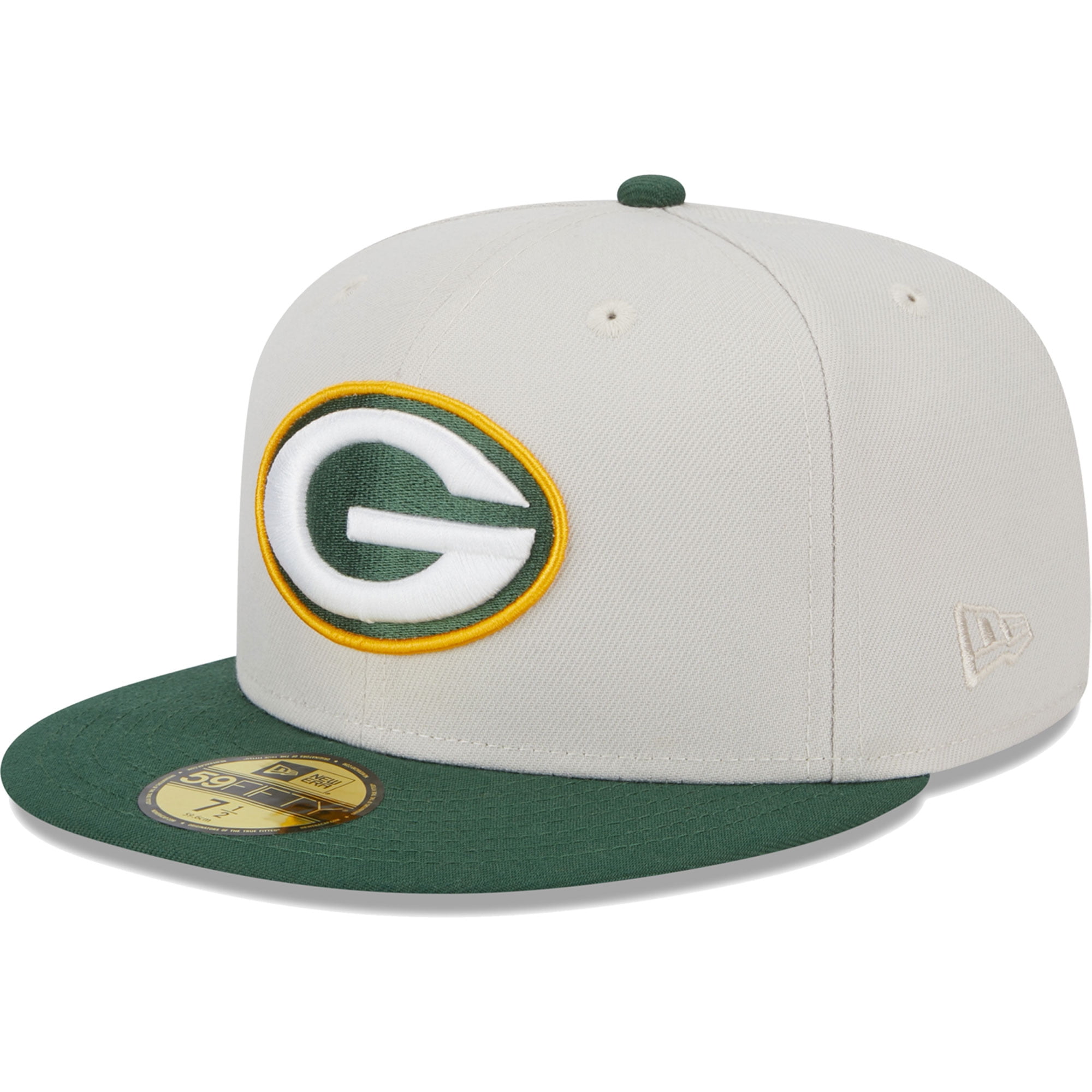 Men's New Era Khaki/Green Green Bay Packers Super Bowl Champions Patch ...