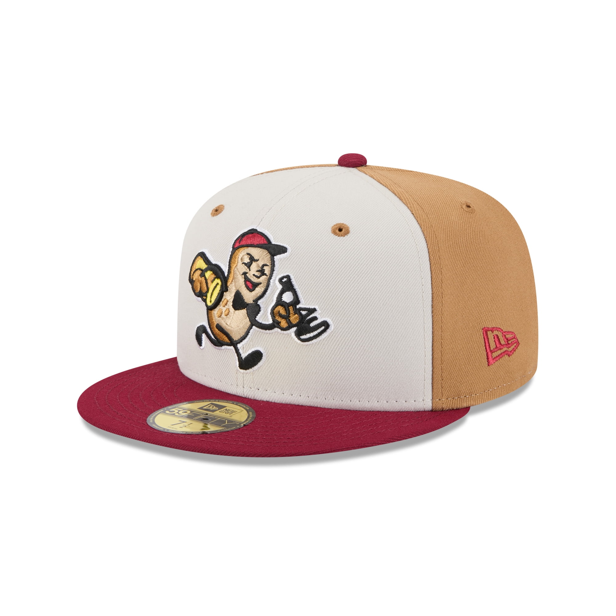 Men's-New Era Light Beige Montgomery Biscuits Theme Nights 59FIFTY ...