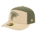 Men's New Era Light Beige/Olive Atlanta Falcons Color Pack Split Panel ...