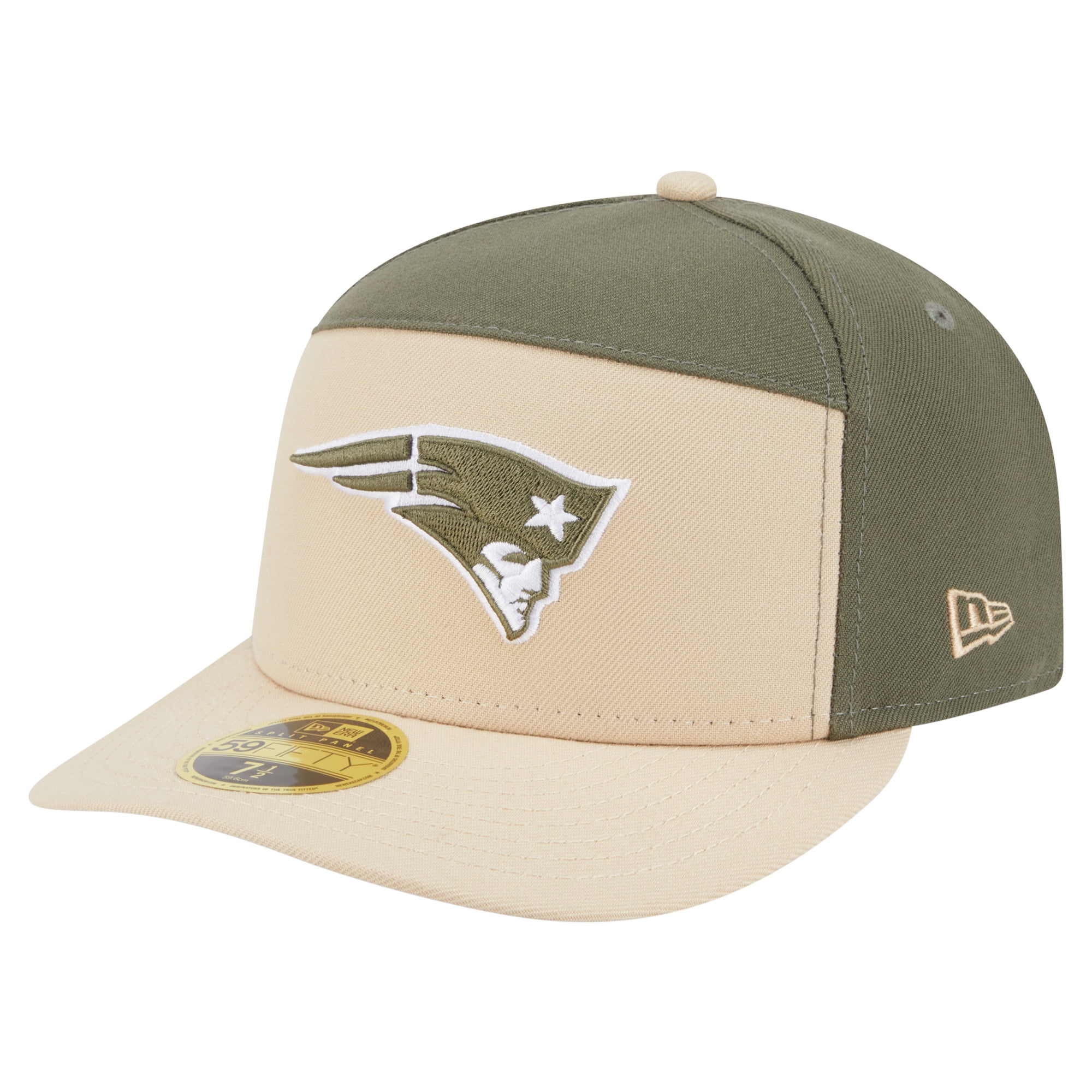 Men's New Era Light Beige/Olive New England Patriots Two-Tone Color ...