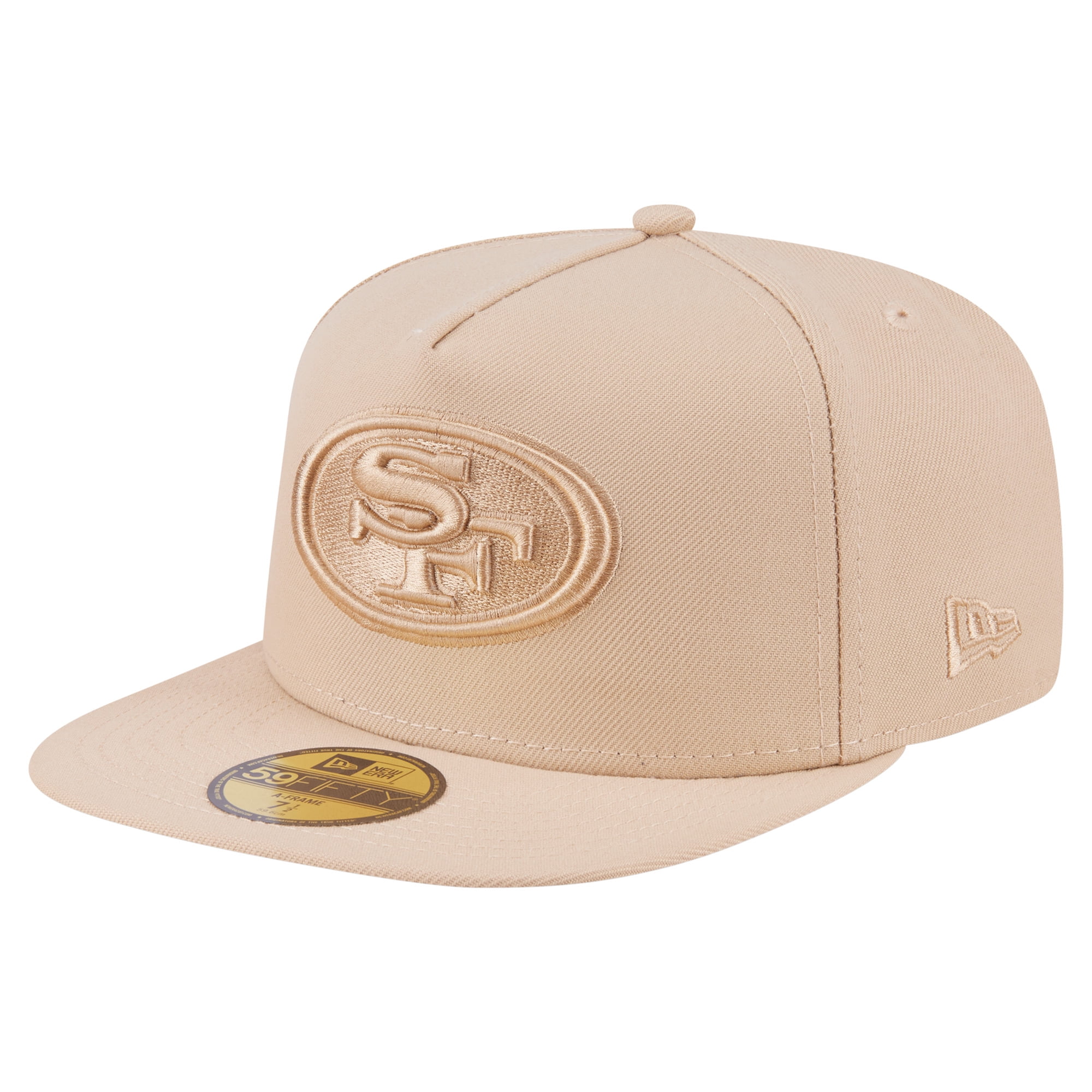 Men's New Era Light Beige San Francisco 49ers Color Pack A-Frame ...
