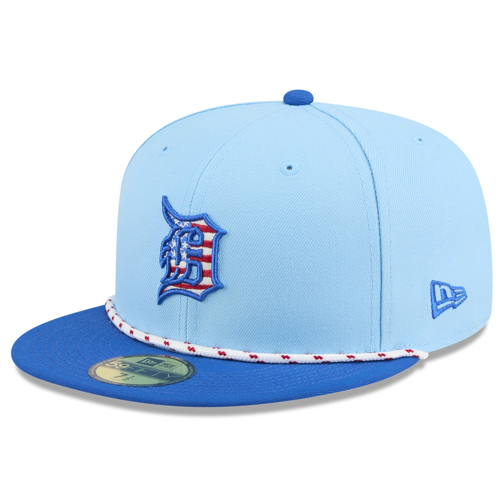 Men's New Era Light Blue/Blue Detroit Tigers 2025 Fourth of July ...