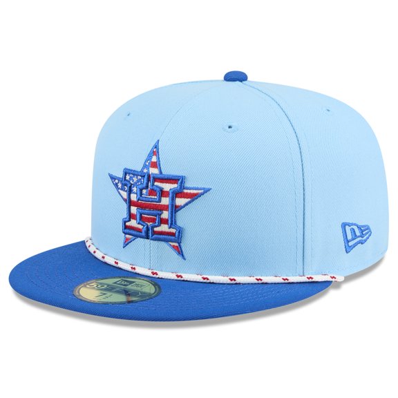Men's New Era Light Blue/Blue Colorado Rockies 2025 Fourth of July Low ...