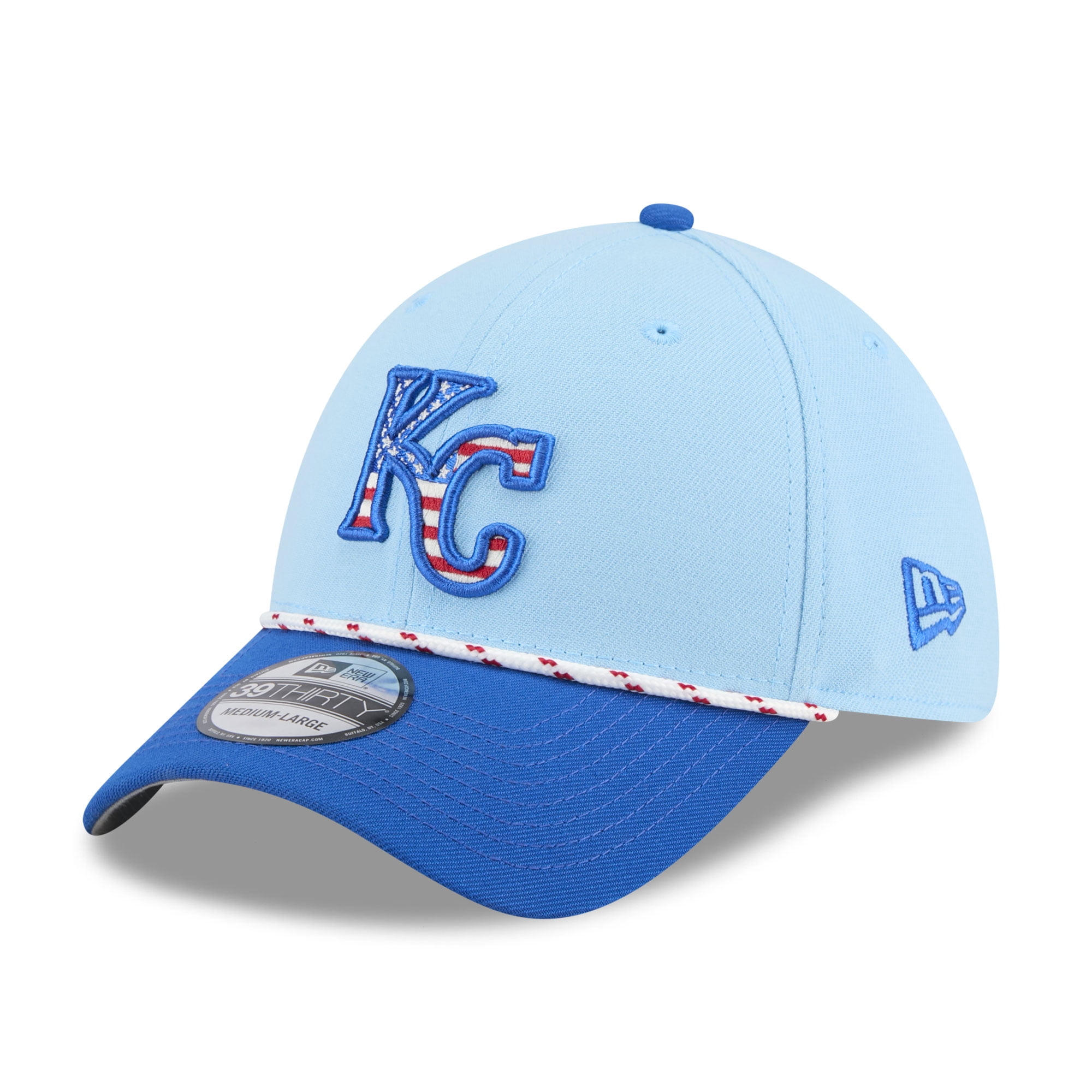 Men's New Era Light Blue/Blue Kansas City Royals 2025 Fourth of July ...