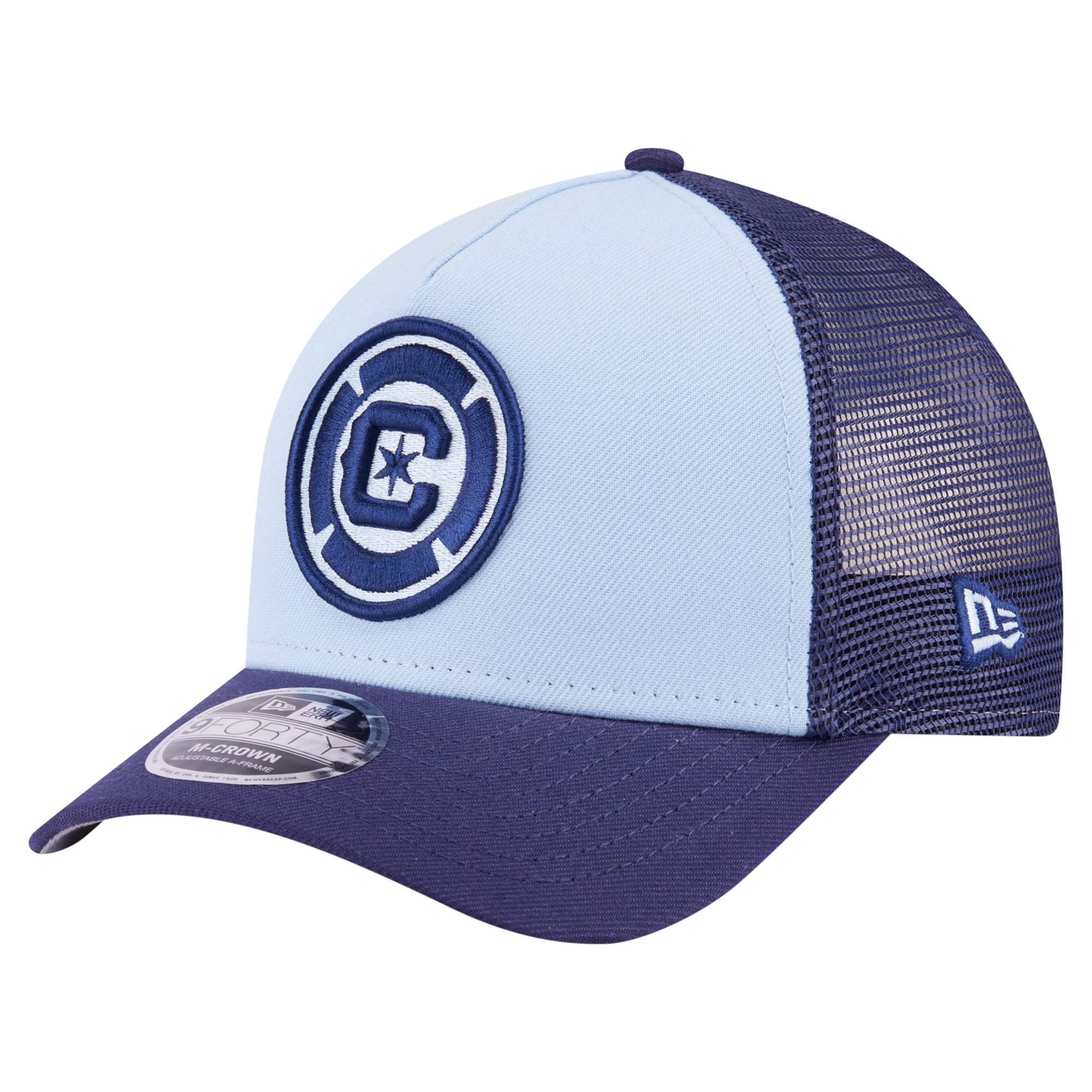Men's New Era Light Blue Chicago Fire Color Pack 9FORTY M-Crown A-Frame ...