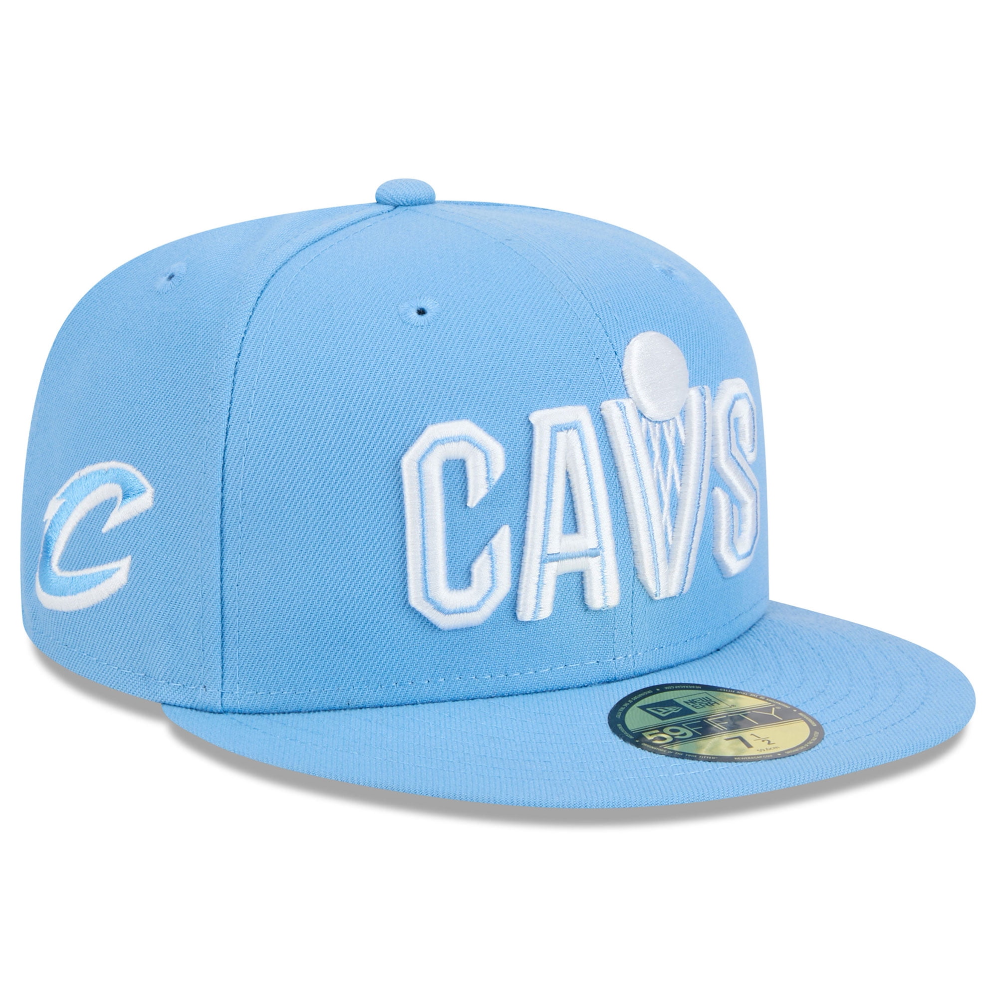 Men's New Era Light Blue Cleveland Cavaliers 2024/25 City Edition ...