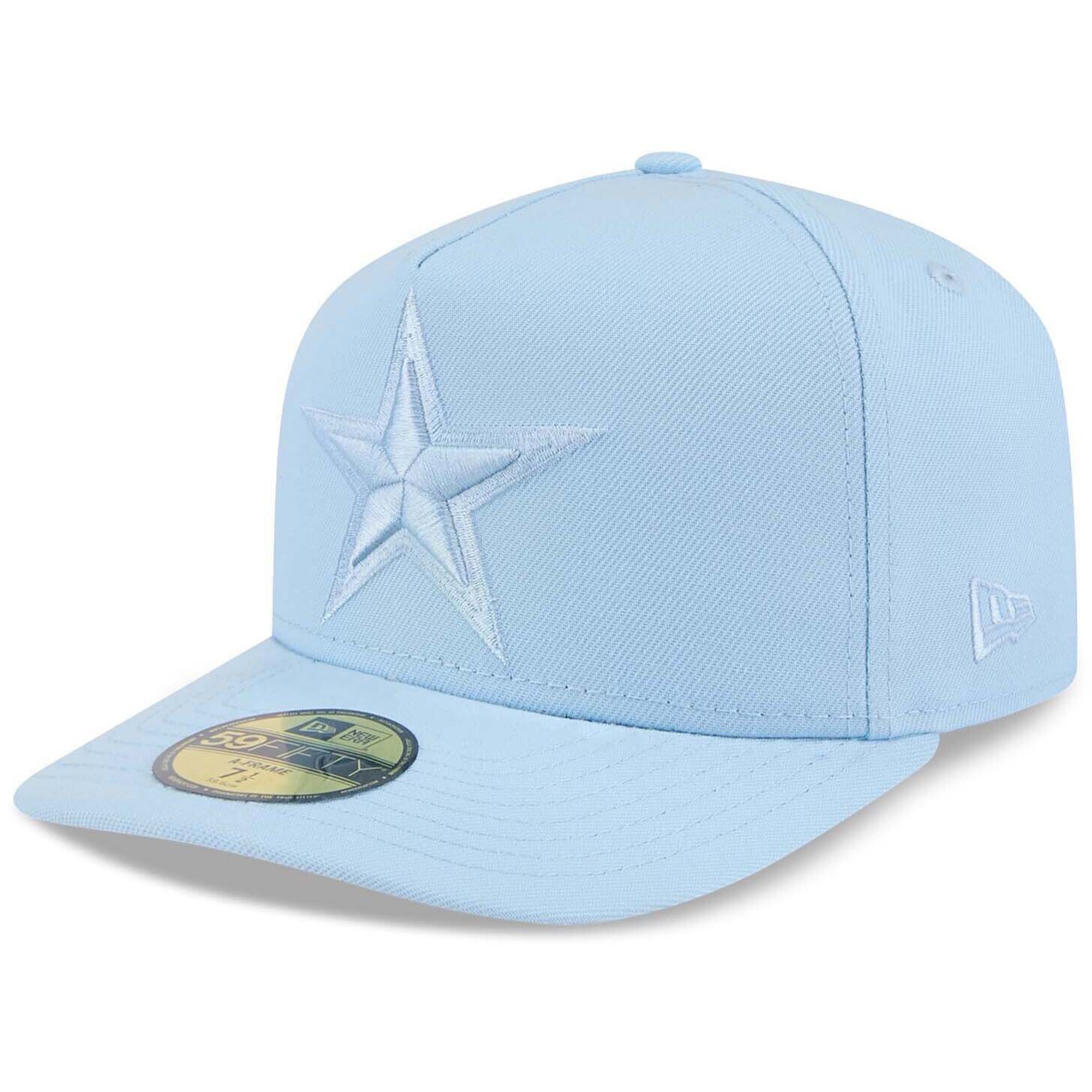Men's New Era Light Blue Dallas Cowboys Color Pack A-Frame 59FIFTY ...