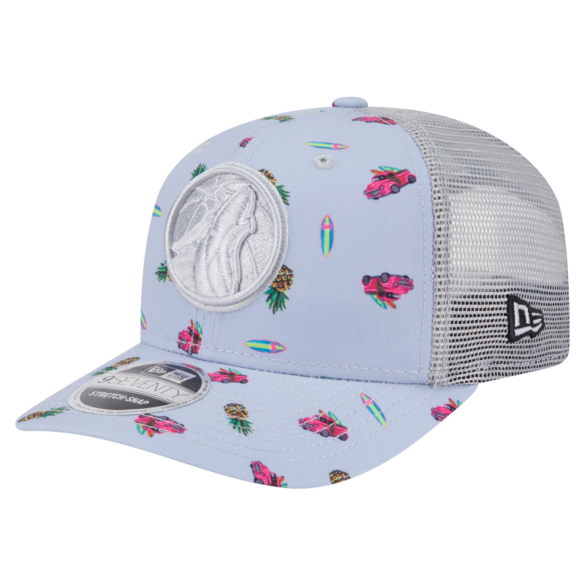 Men's New Era Light Blue/Gray Minnesota Timberwolves Adventure Aloha ...