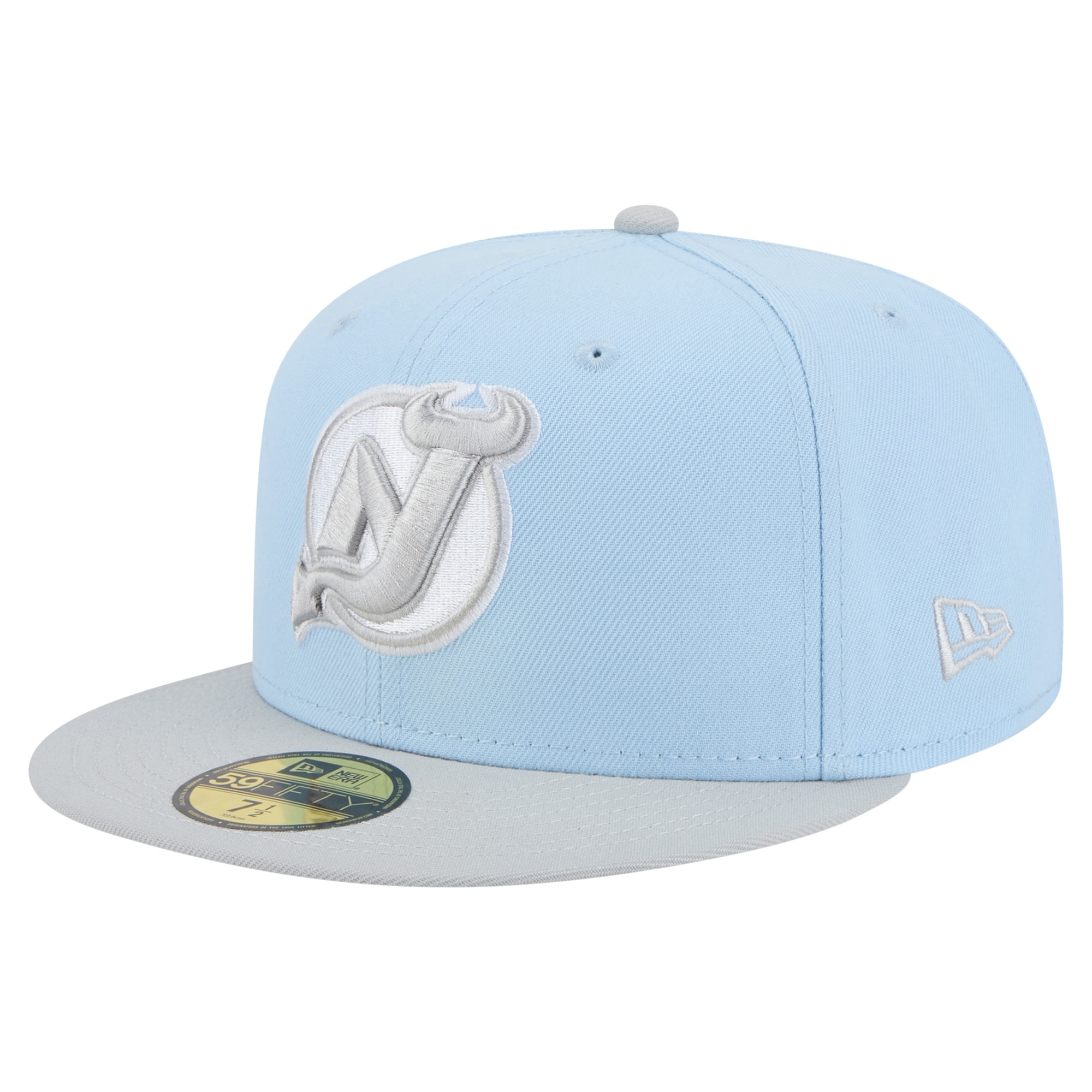 Men's New Era Light Blue/Gray New Jersey Devils Color Pack Two-Tone ...