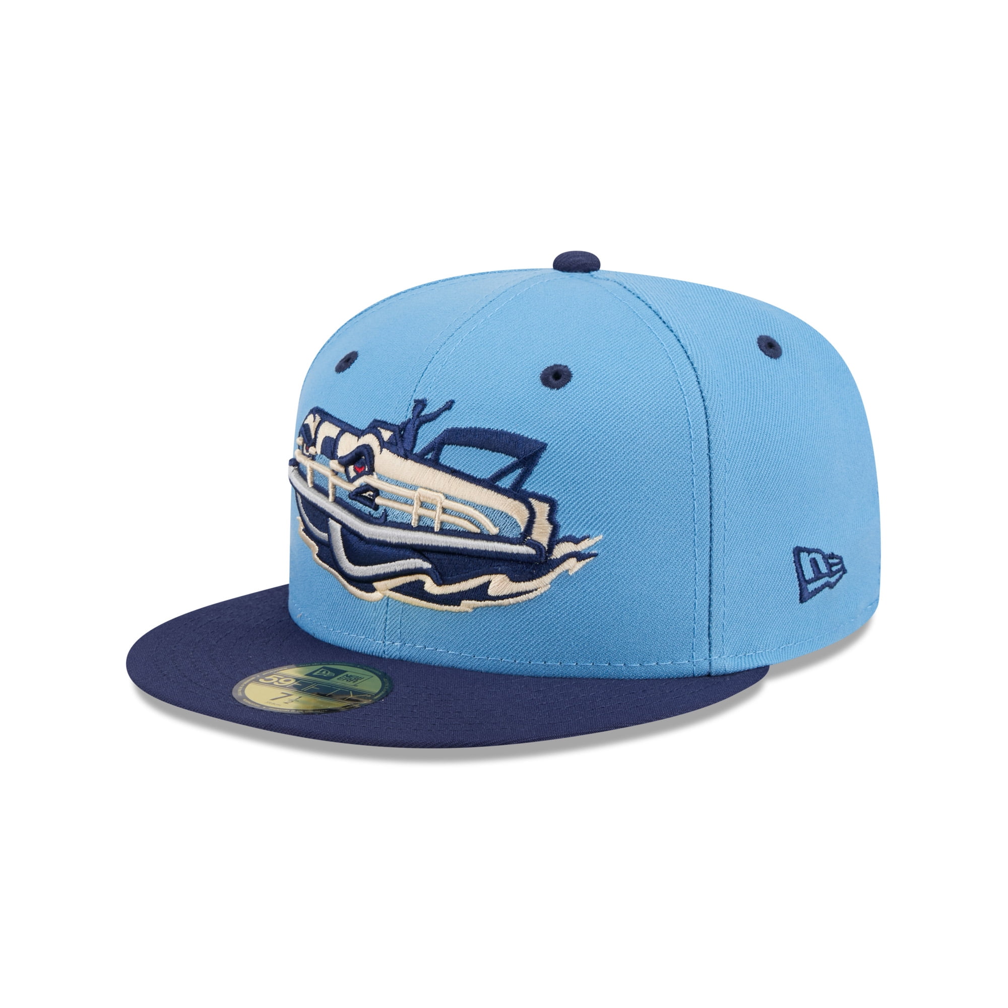 Men's-New Era Light Blue Great Lakes Loons Theme Nights 59FIFTY Fitted ...
