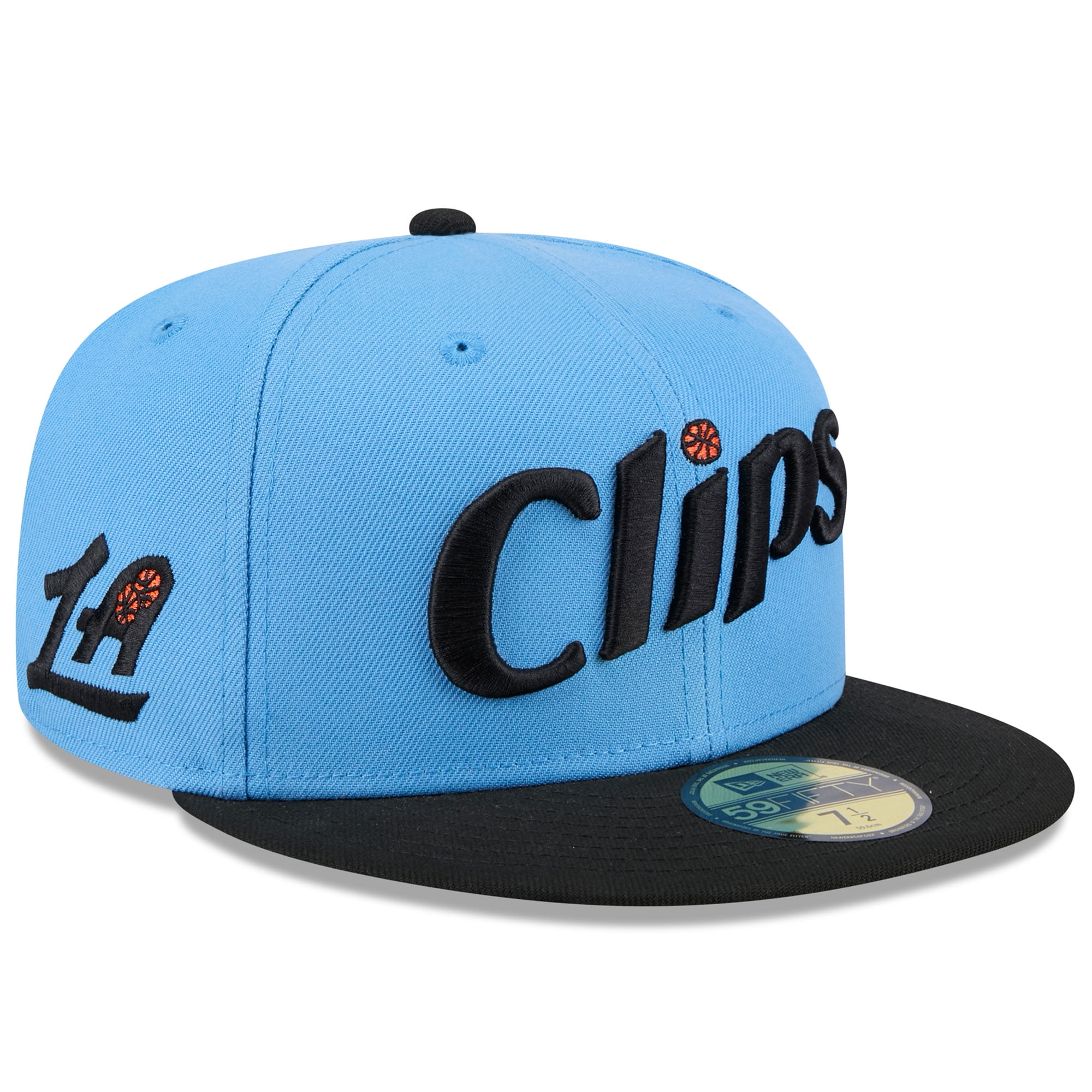 Men's New Era Light Blue LA Clippers 2024/25 City Edition 59FIFTY ...