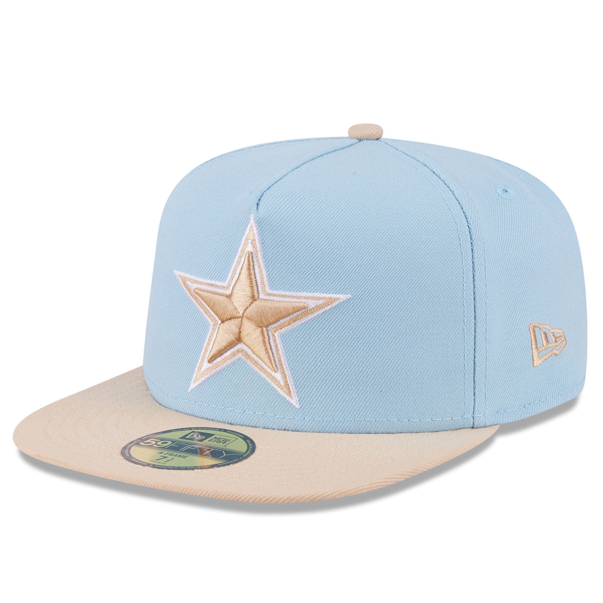 Men's New Era Light Blue/Light Beige Dallas Cowboys Two-Tone Color Pack ...