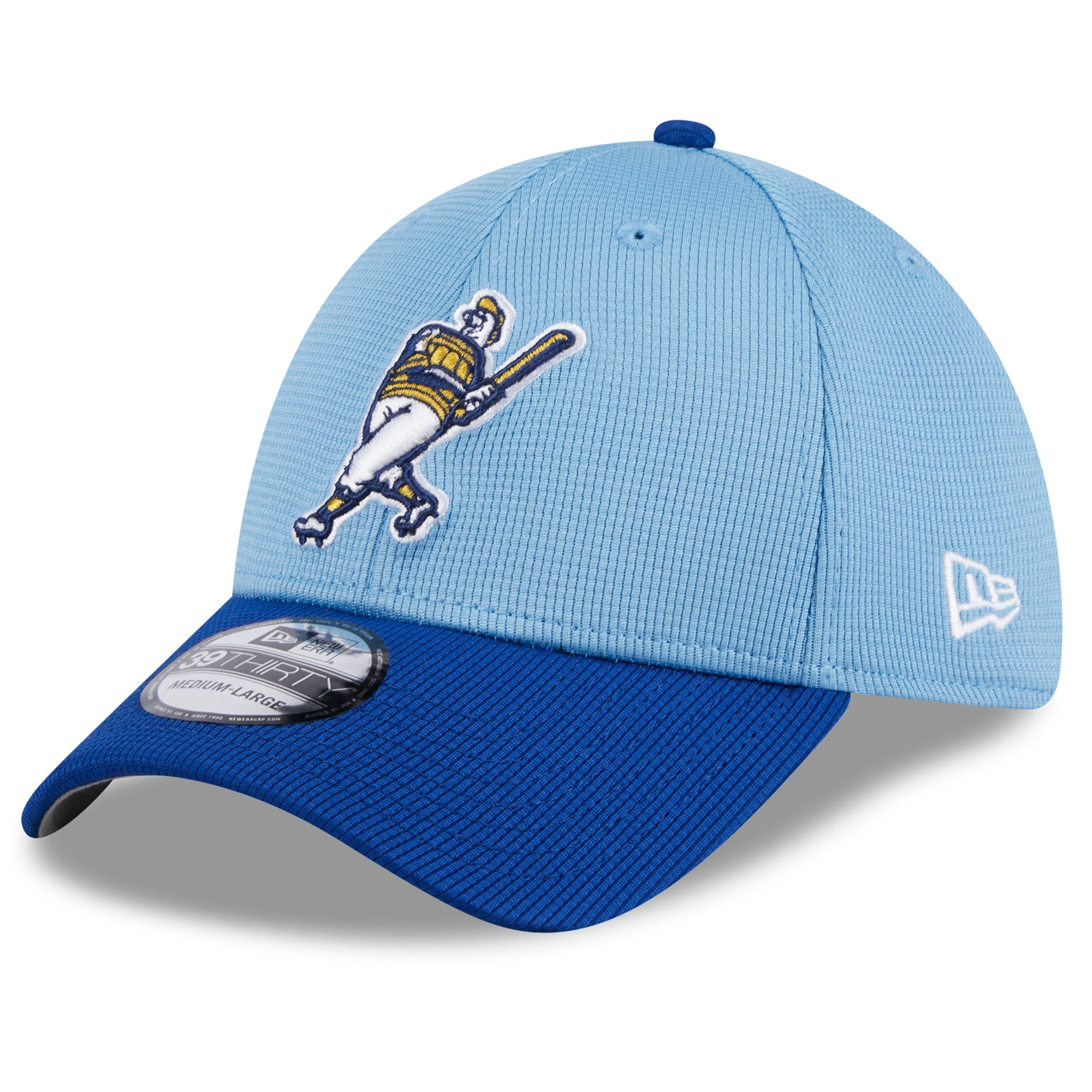 Men's New Era Light Blue Milwaukee Brewers 2025 Batting Practice ...