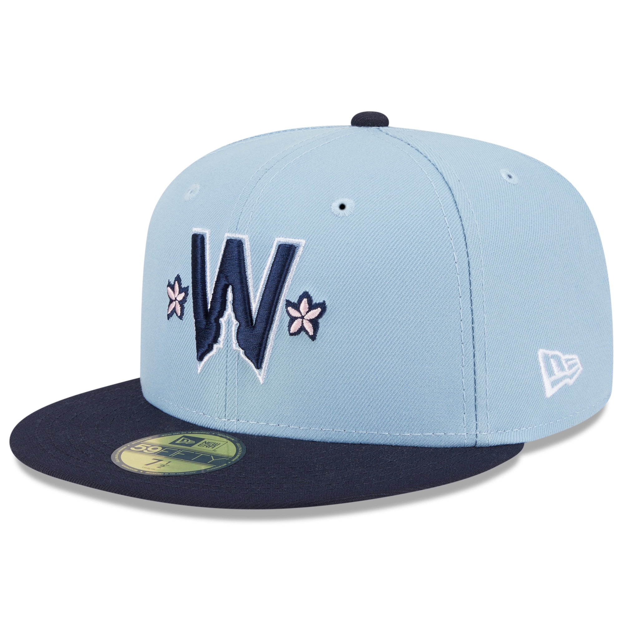 Men's New Era Light Blue/Navy Washington Nationals 2025 City Connect ...