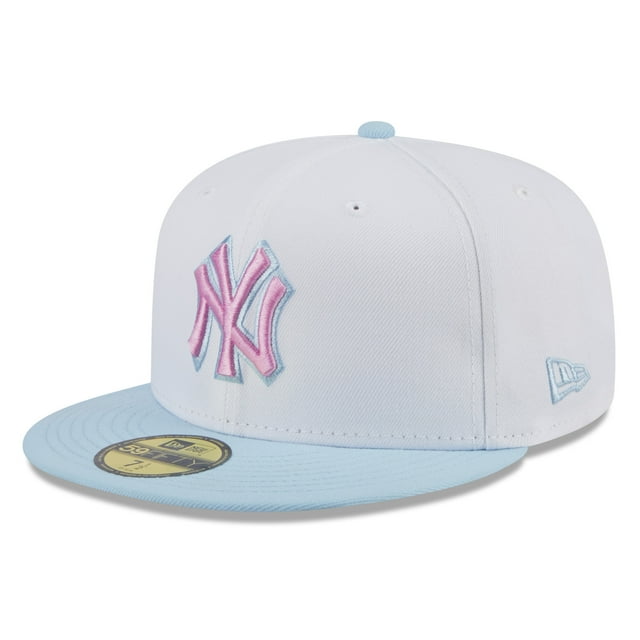 Mens New Era Light Blue New York Yankees Spring Color Basic Two Tone