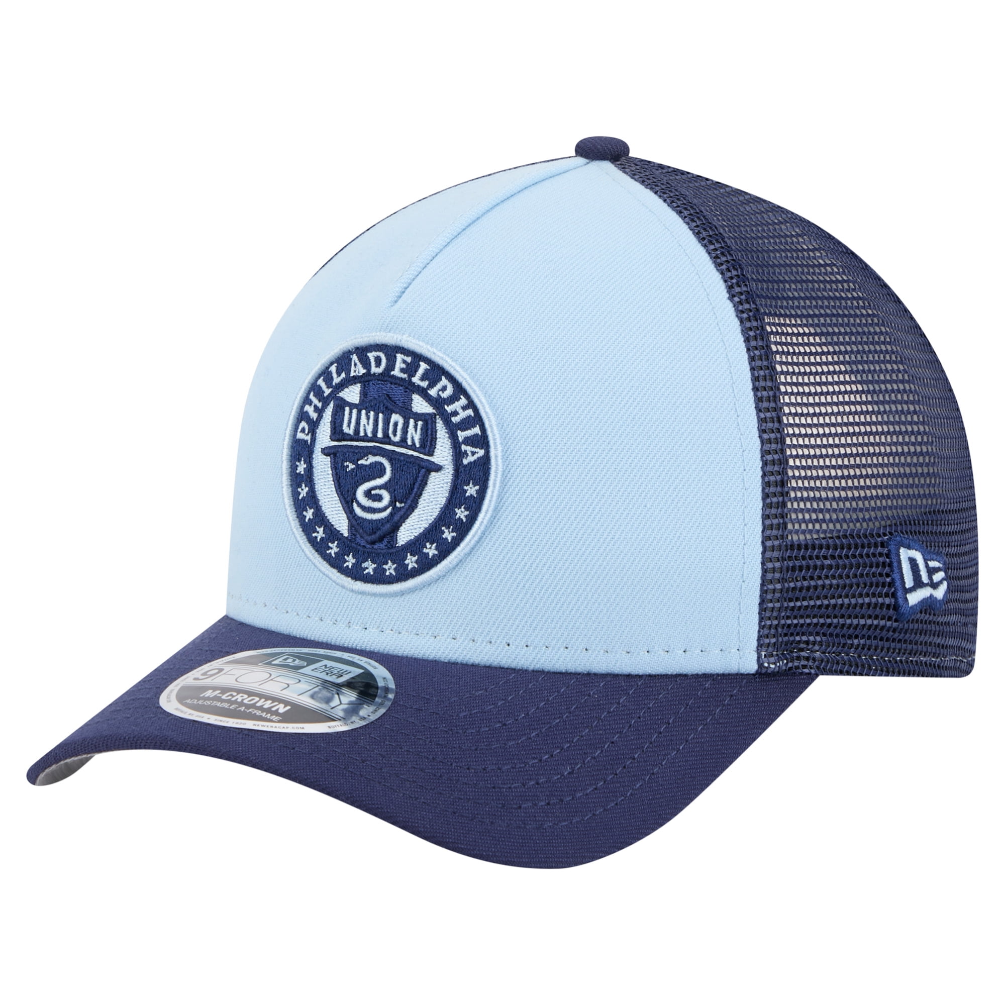 Men's New Era Light Blue Philadelphia Union Color Pack 9FORTY M-Crown A ...