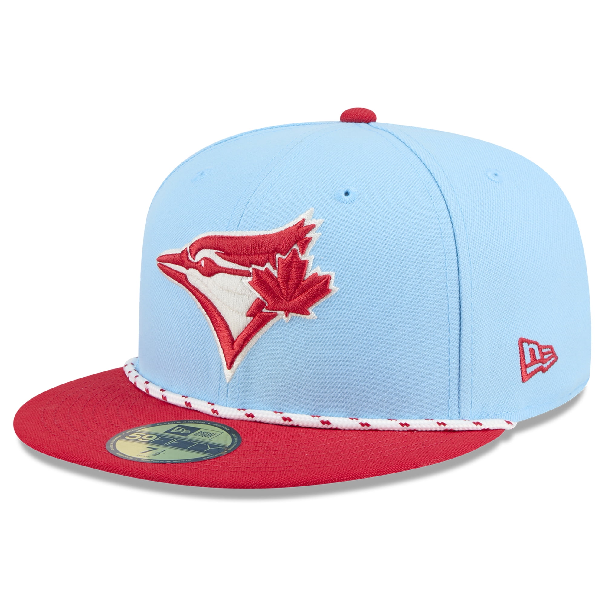 Men's New Era Light Blue/Red Toronto Blue Jays 2025 Canada Day 59FIFTY ...