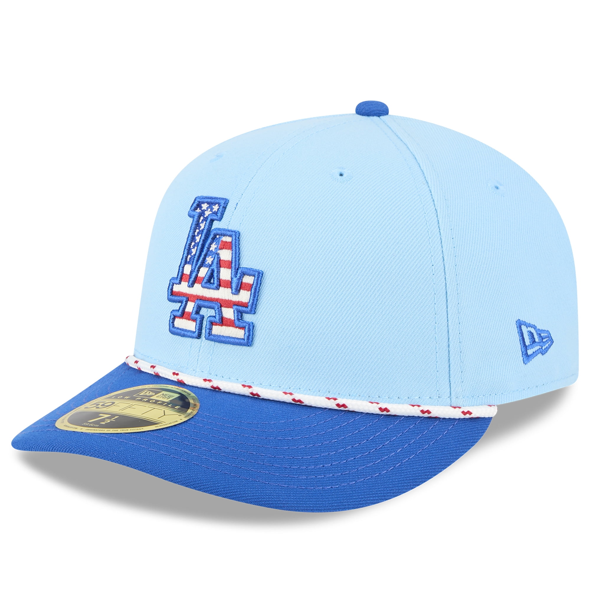 Men's New Era Light Blue/Royal Los Angeles Dodgers 2025 Fourth of July ...