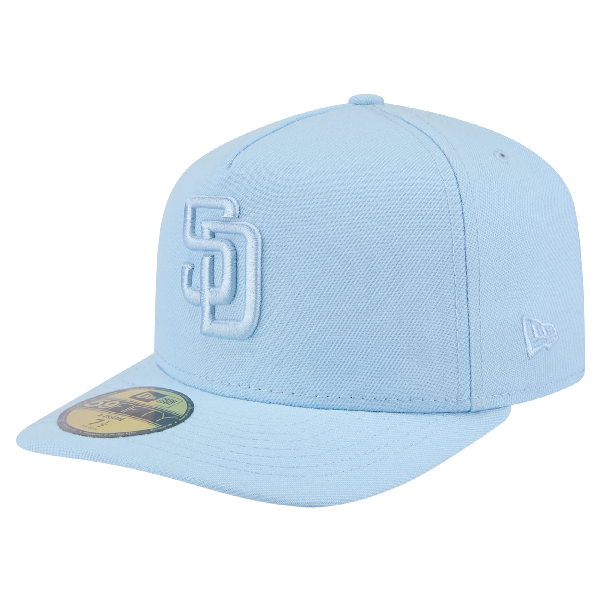 Men's New Era Light Blue San Diego Padres Color Pack A-Frame 59FIFTY ...