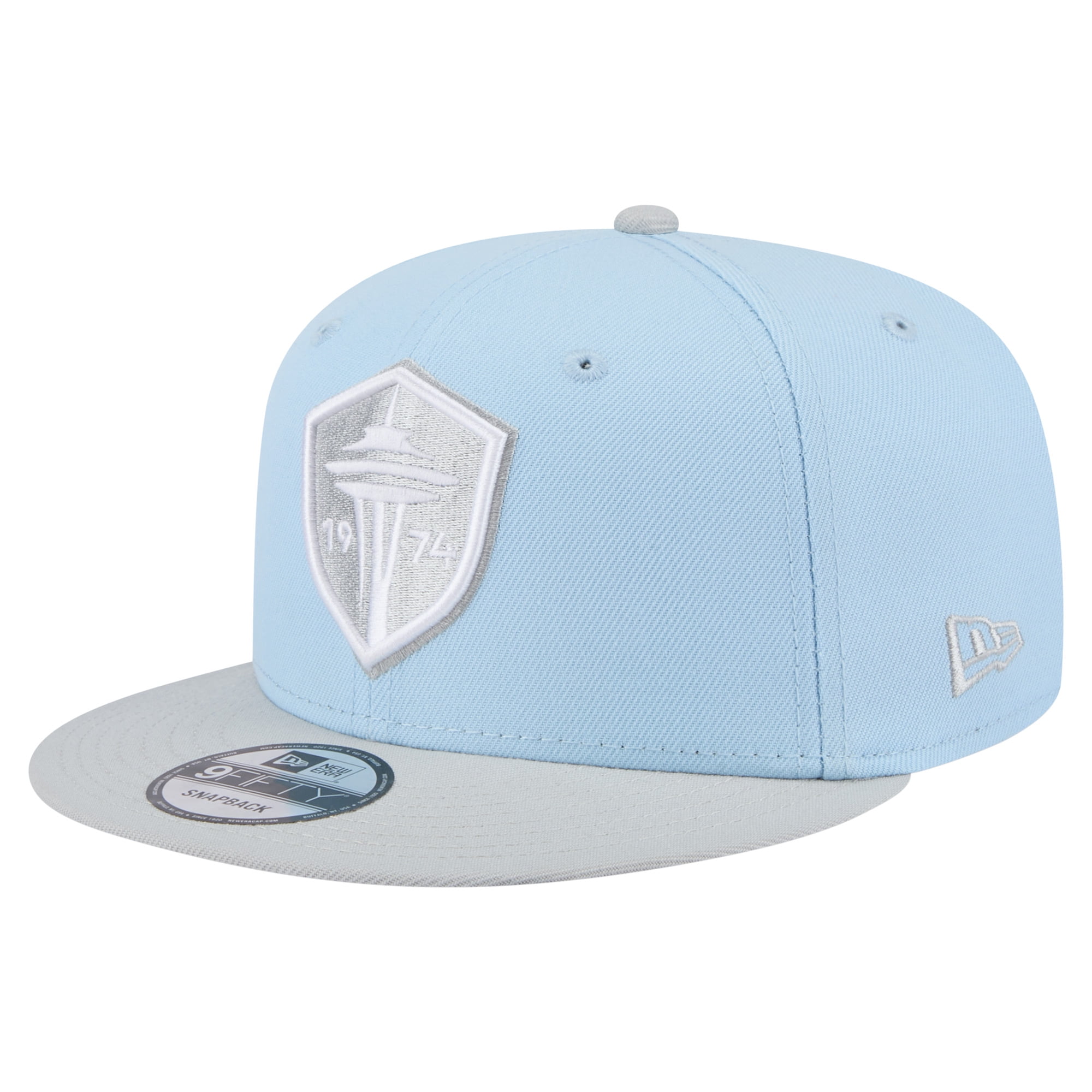 Men's New Era Light Blue Seattle Sounders FC Color Pack Two-Tone 9FIFTY ...
