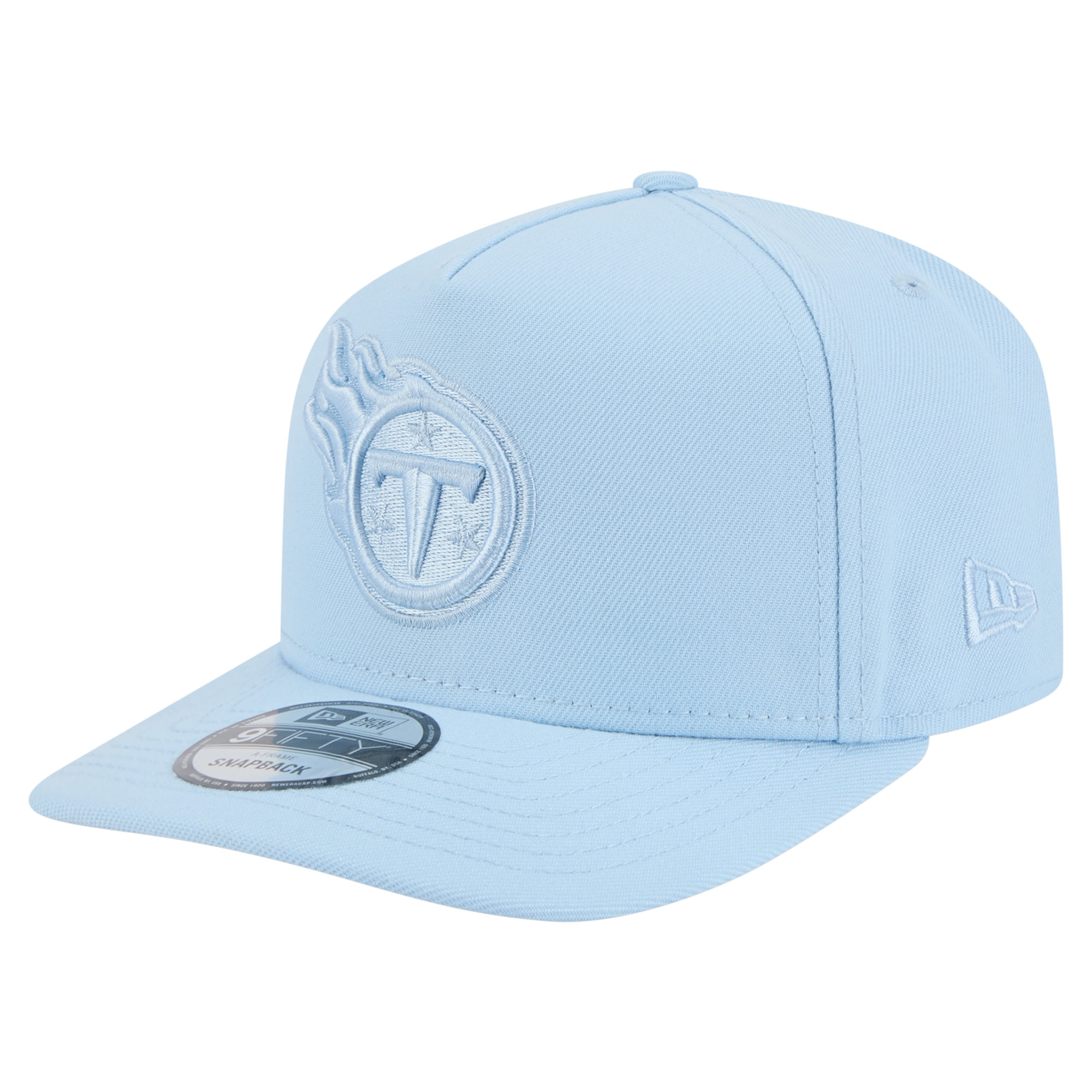 Men's New Era Light Blue Tennessee Titans Color Pack 9FIFTY Snapback ...