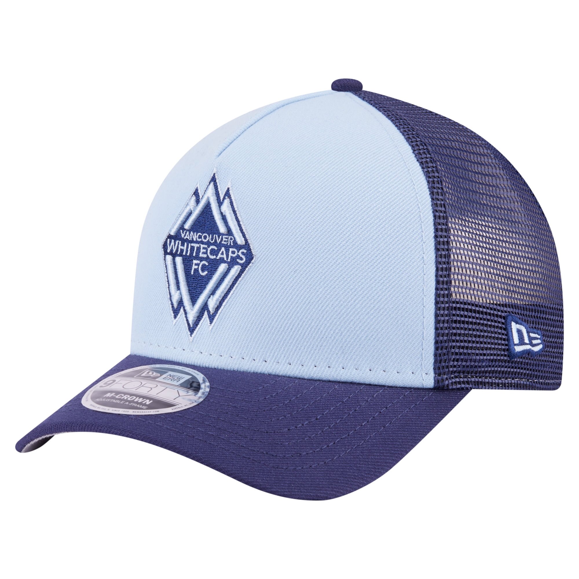 Men's New Era Light Blue Vancouver Whitecaps FC Color Pack 9FORTY A ...