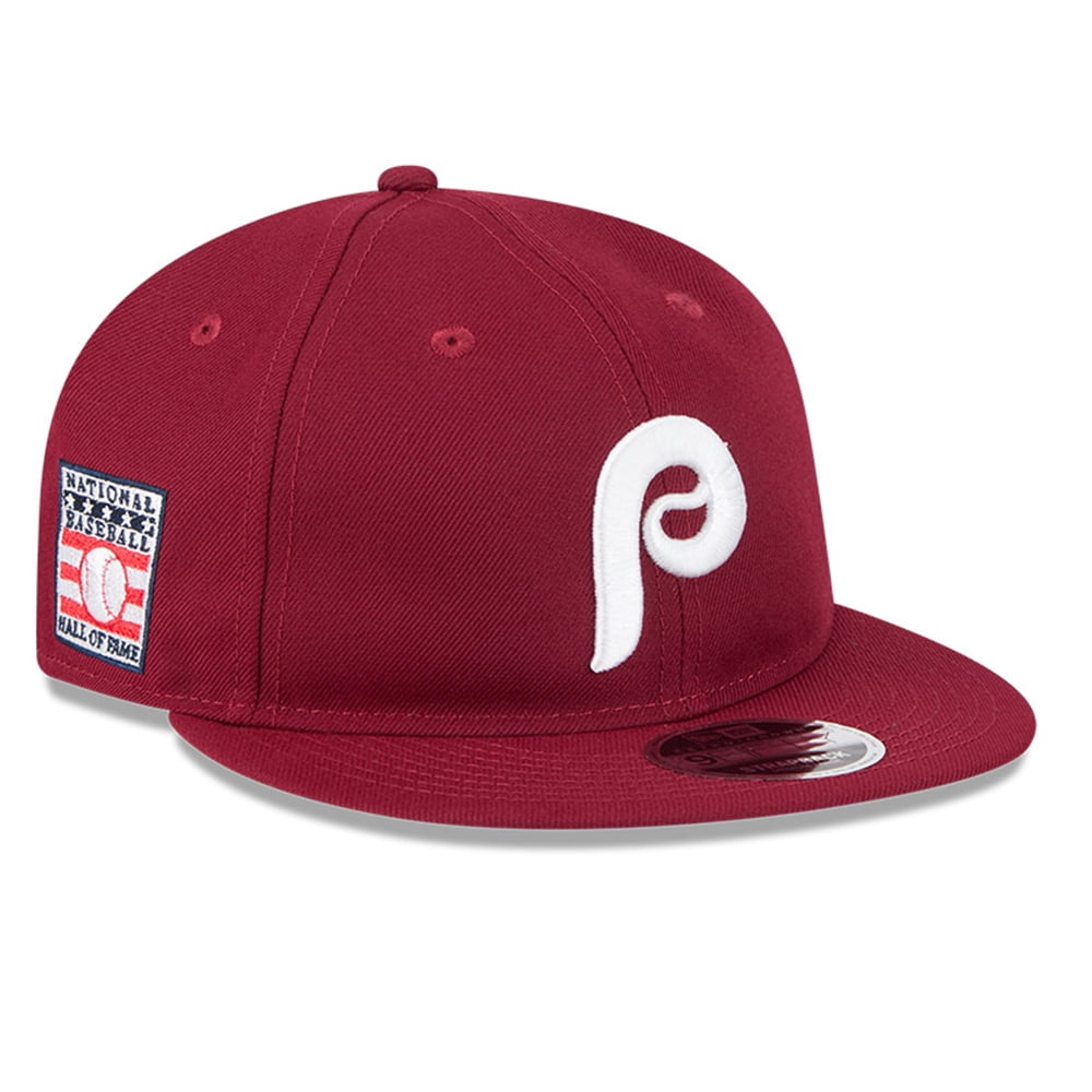 Men's New Era Maroon Philadelphia Phillies Baseball Hall of Fame Retro ...