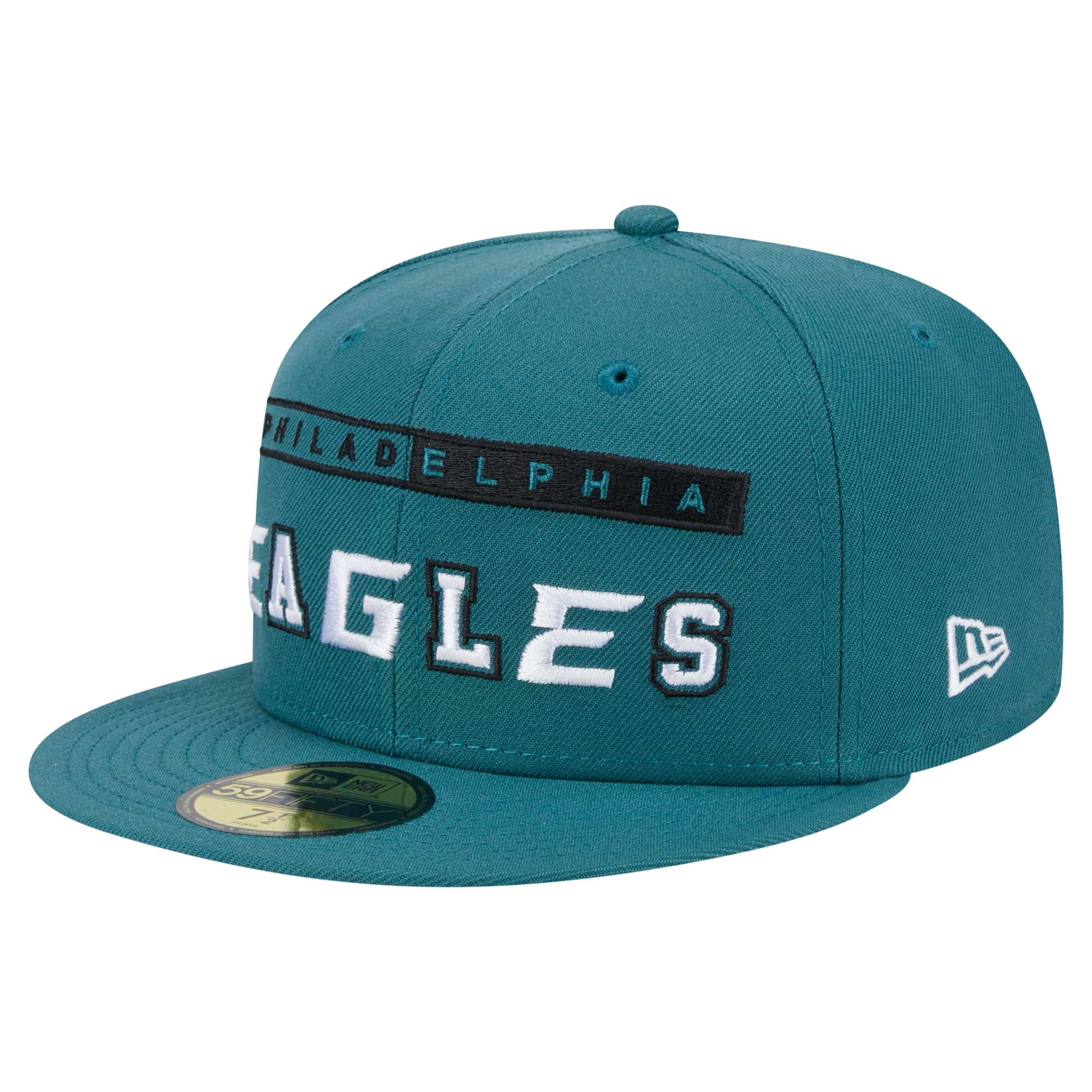 Men's New Era Midnight Green Philadelphia Eagles Ransom 59FIFTY Fitted ...