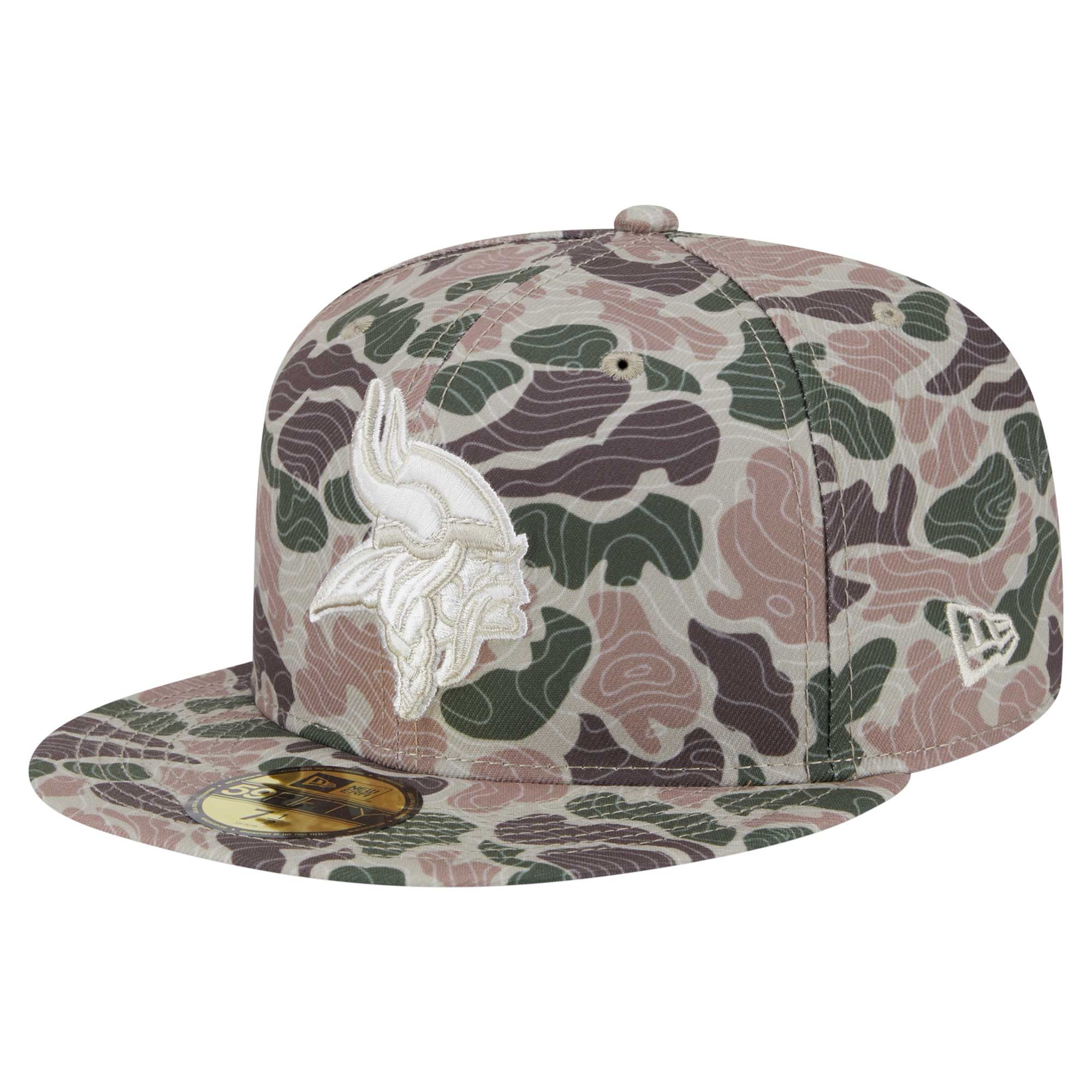 Men's New Era Minnesota Vikings Geo Camo 59FIFTY Fitted Hat - Walmart.com