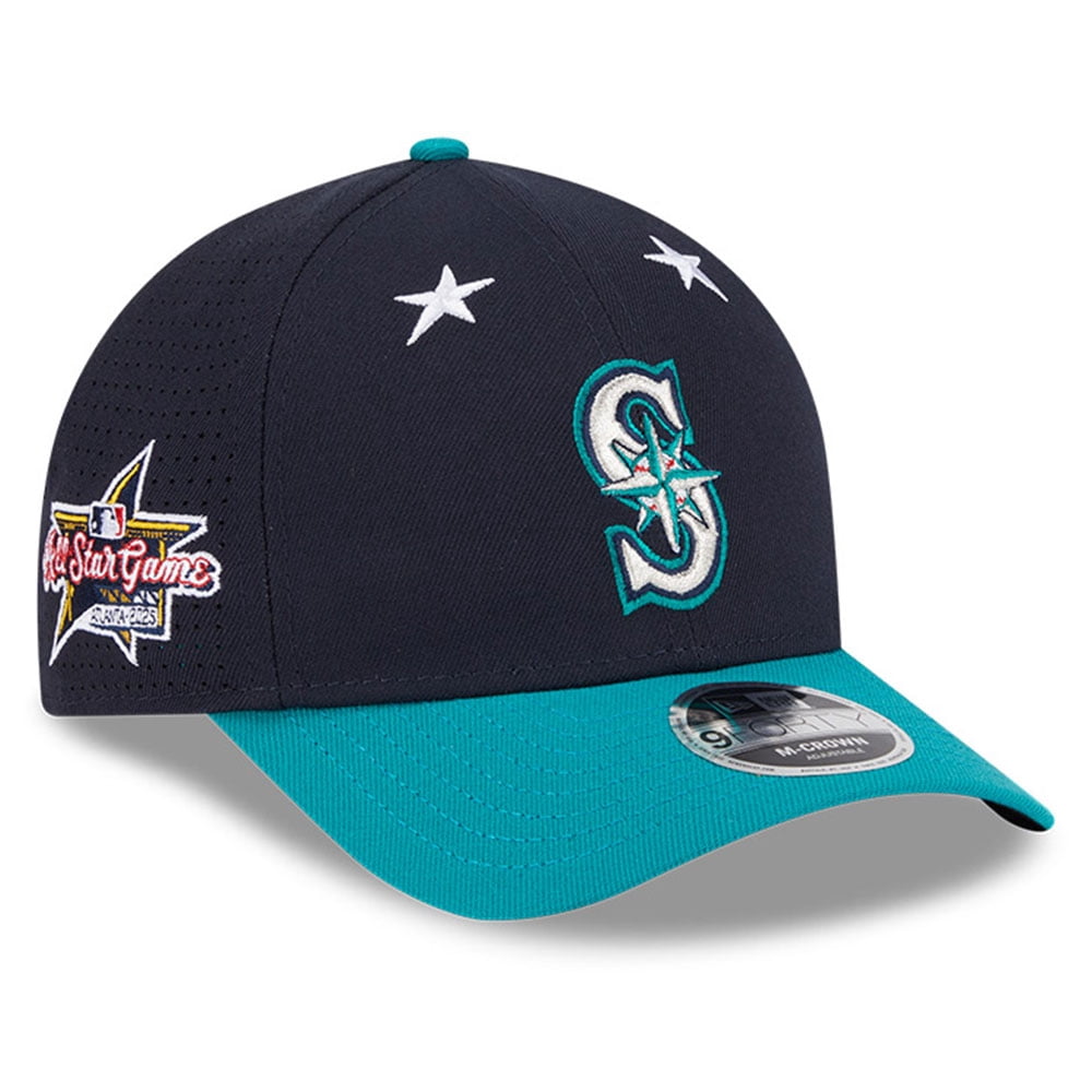 Men's New Era Navy/Aqua Seattle Mariners 2025 MLB All-Star Game 9FORTY ...