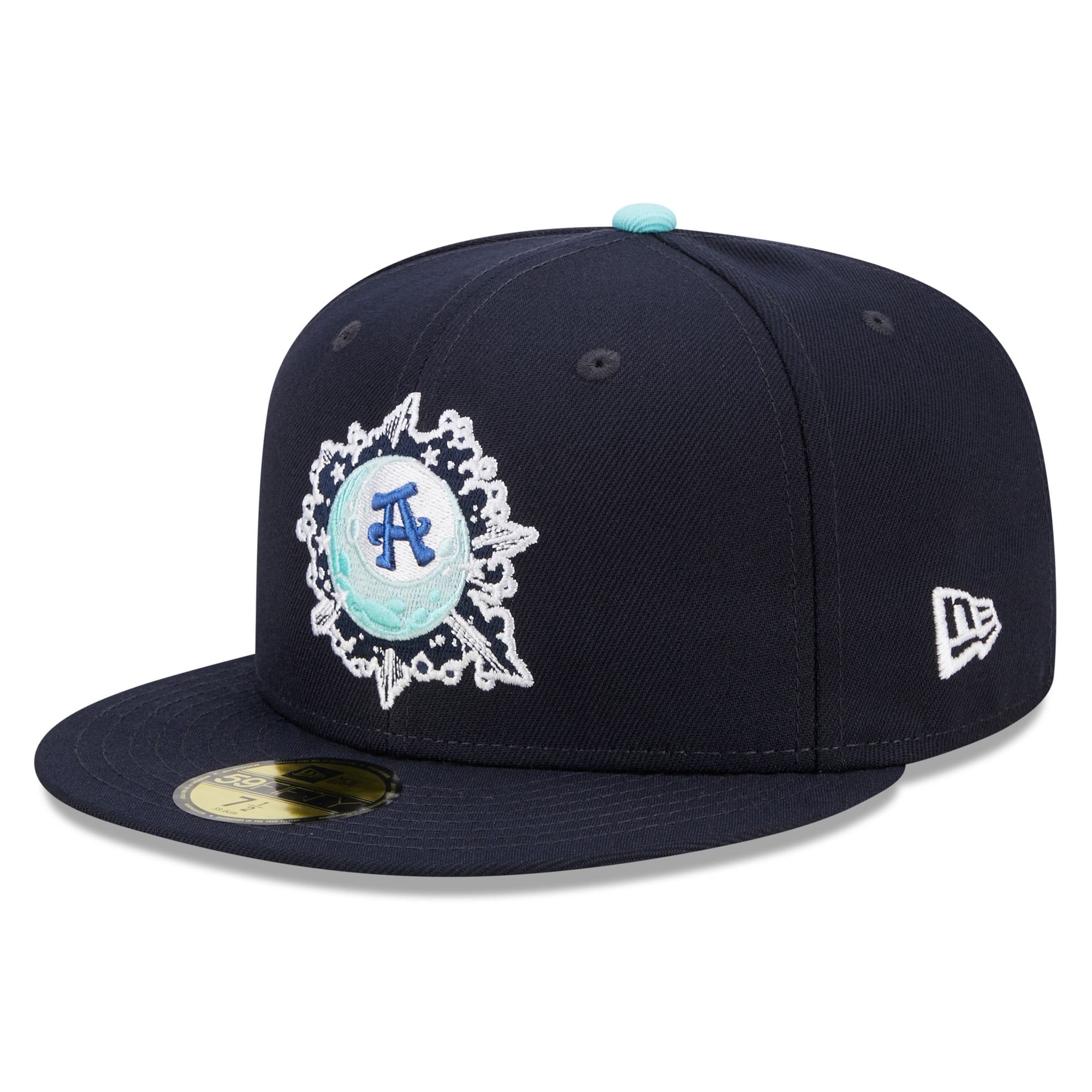Men's New Era Navy Asheville Tourists Marvel x Minor League 59FIFTY ...