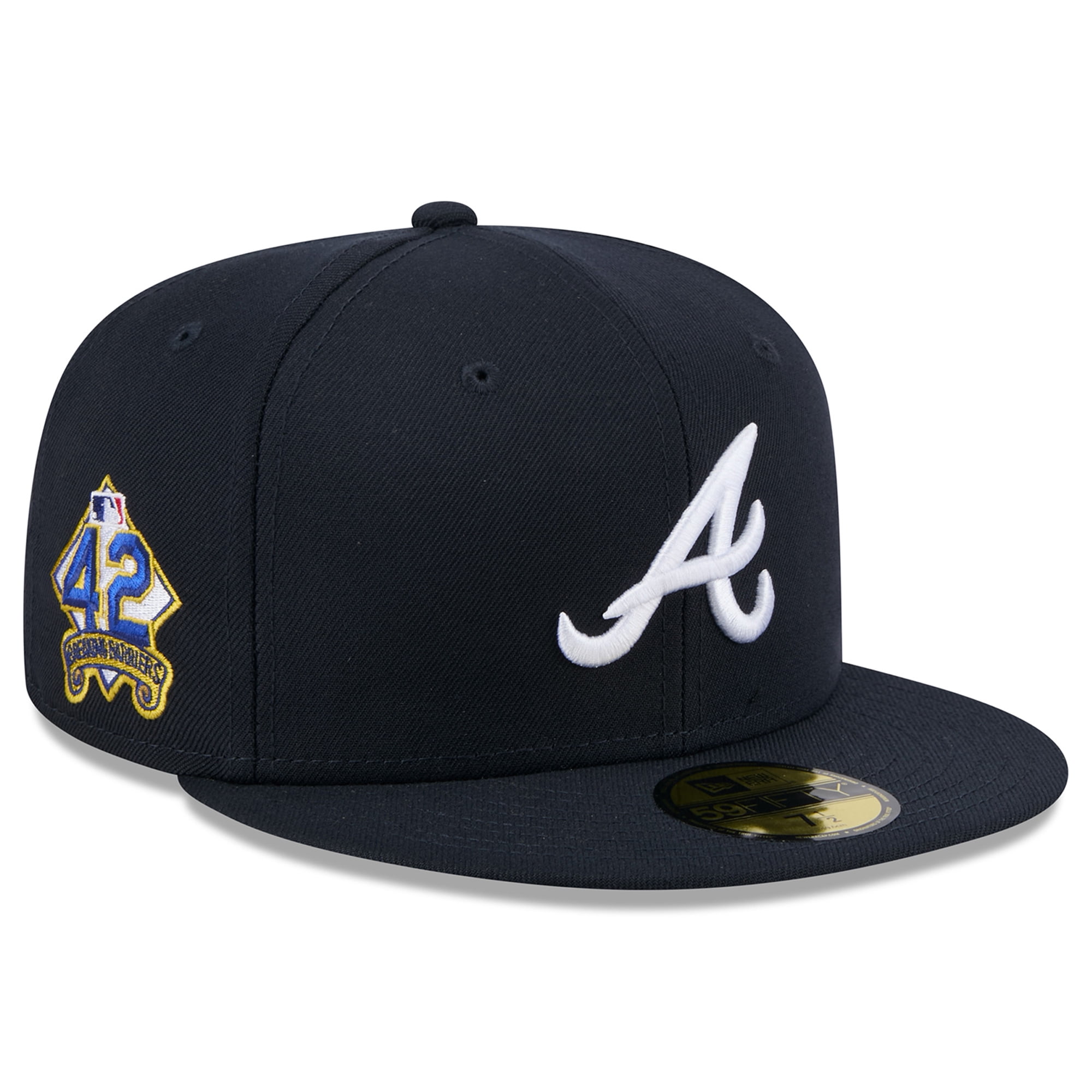 Men's New Era Navy Atlanta Braves 2025 Jackie Robinson Day 59FIFTY ...