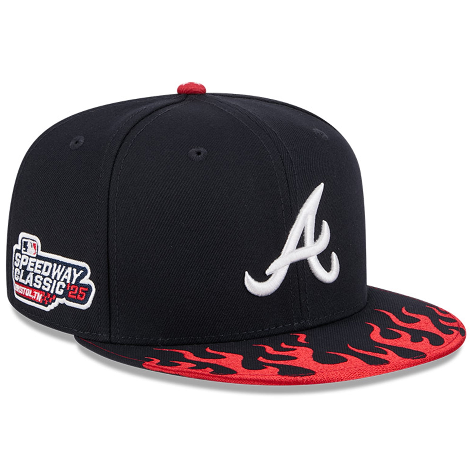 Men's New Era Navy Atlanta Braves 2025 MLB Speedway Classic 9FIFTY ...