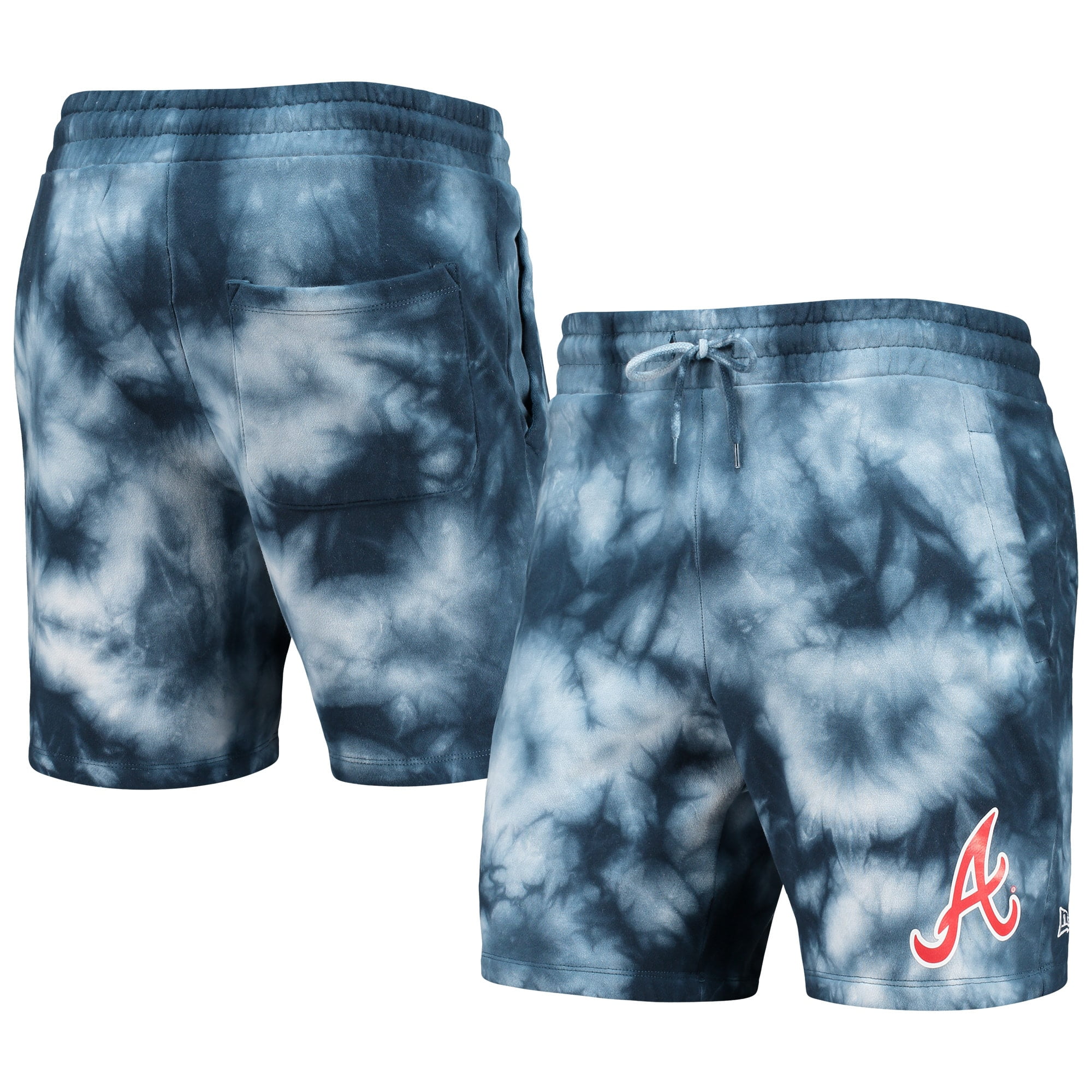 Men's New Era Navy Atlanta Braves Team Dye Shorts - Walmart.com