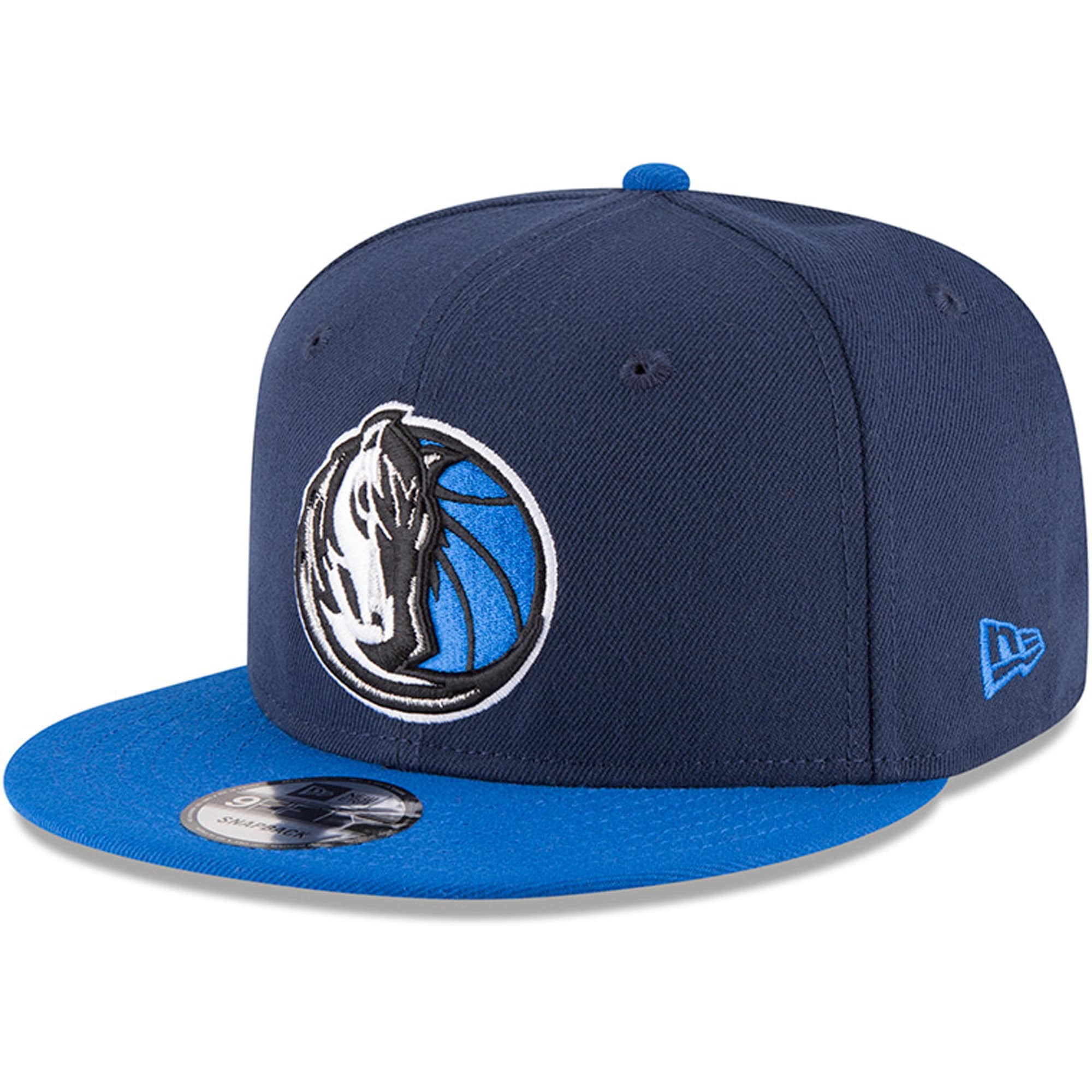 Men's New Era Navy/Blue Dallas Mavericks 2-Tone 9FIFTY Adjustable ...