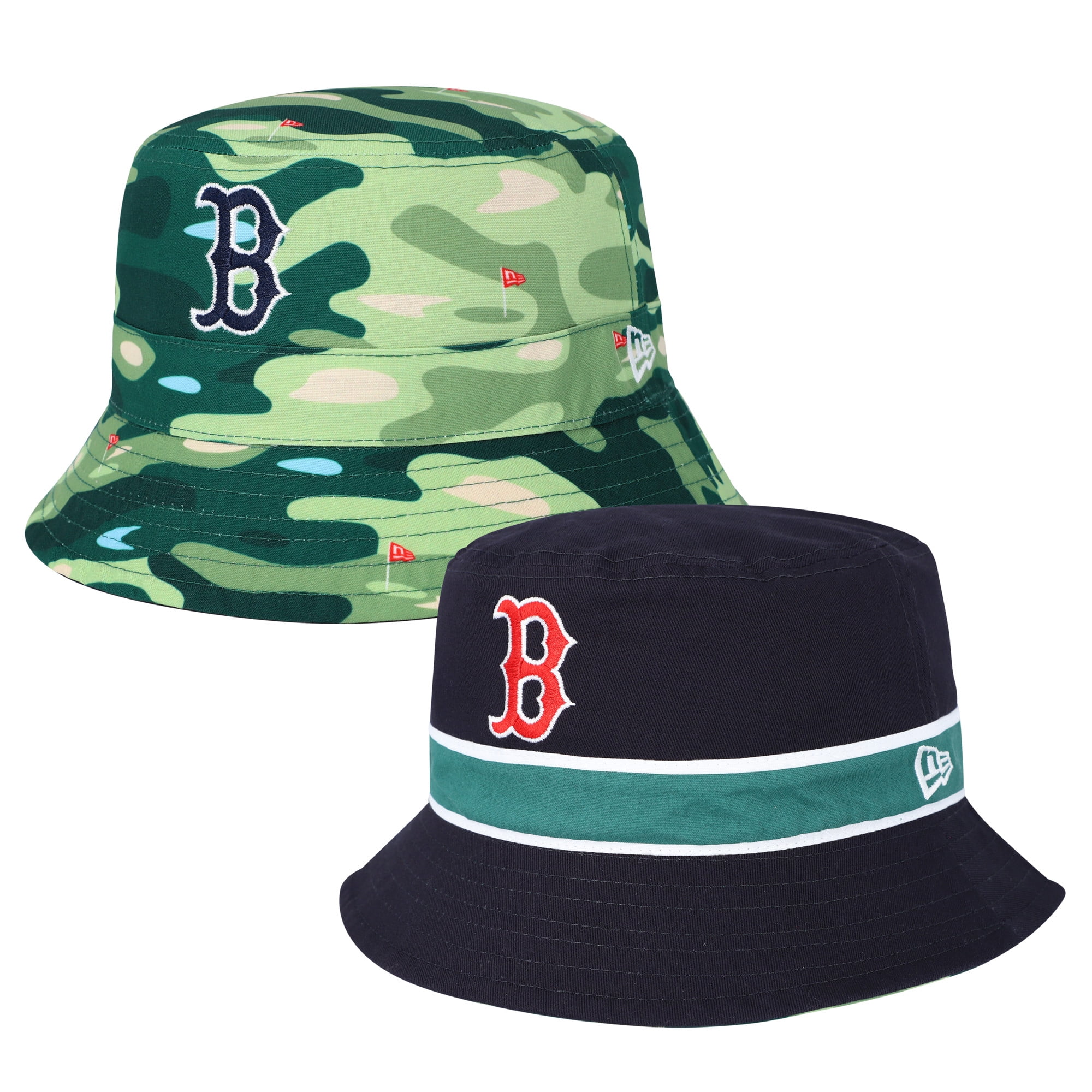 Men's New Era Navy Boston Red Sox Reverse Bucket Hat - Walmart.com