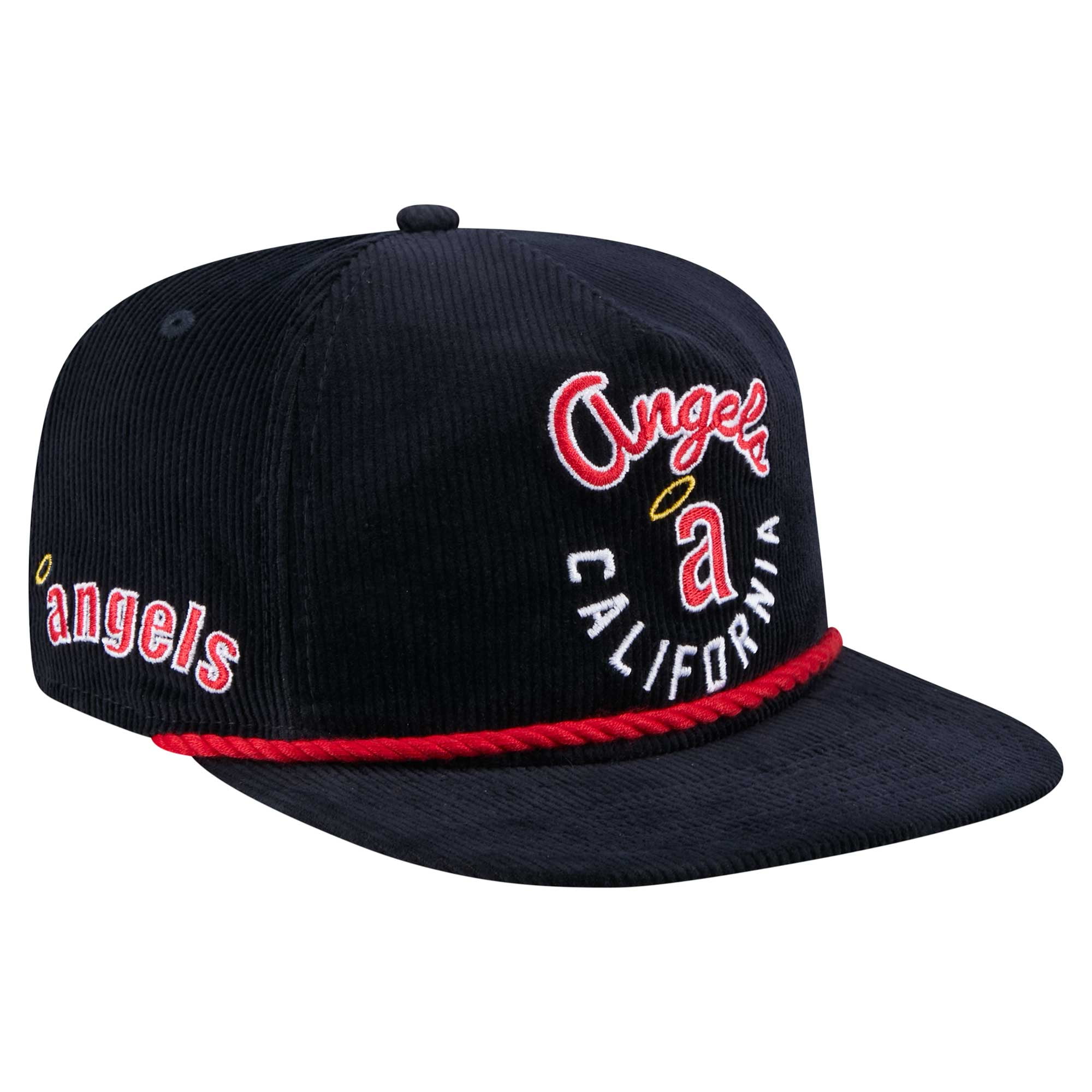 Men's New Era Navy California Angels Cooperstown-Collection Full Circle ...