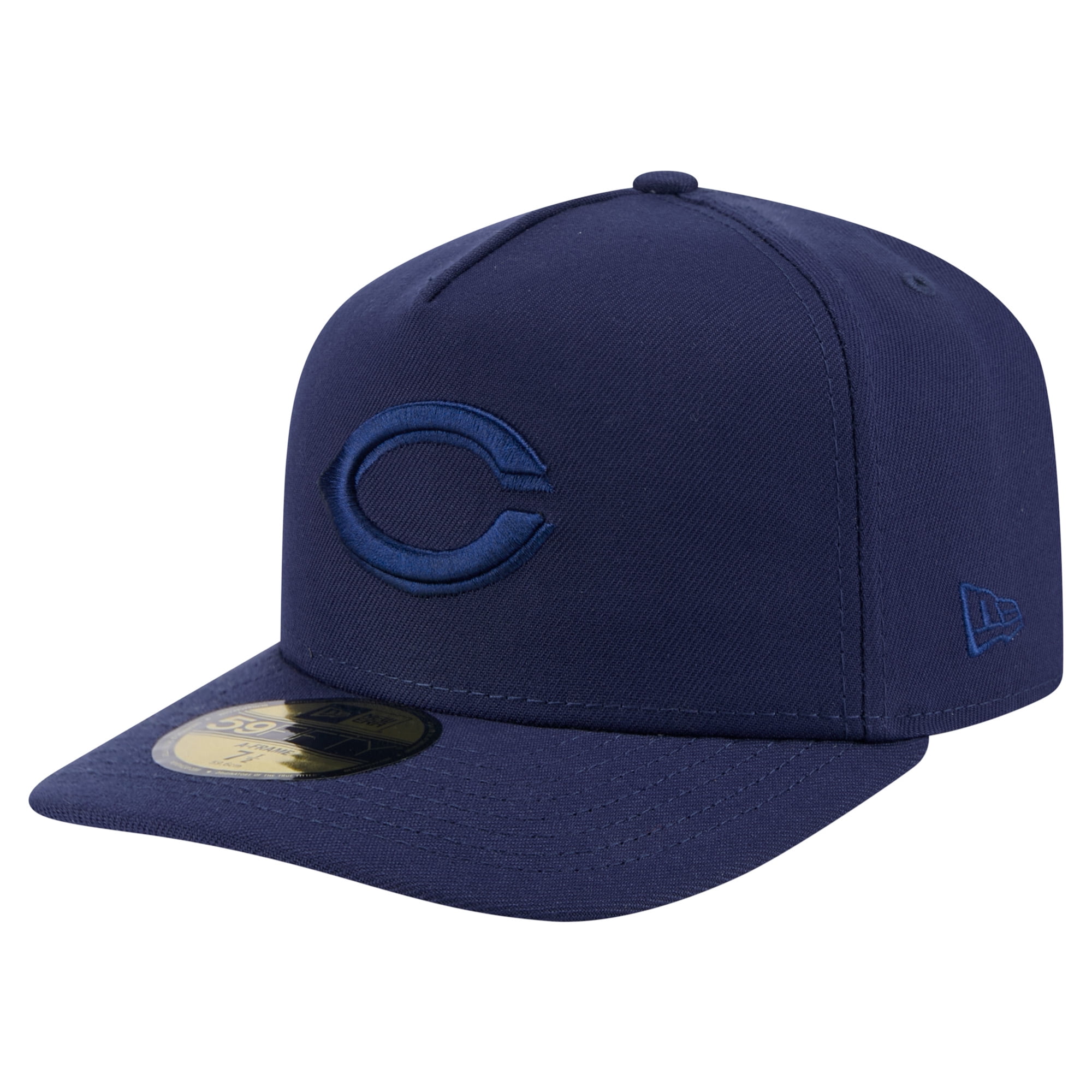Men's New Era Navy Cincinnati Reds Color Pack A-Frame 59FIFTY Fitted ...