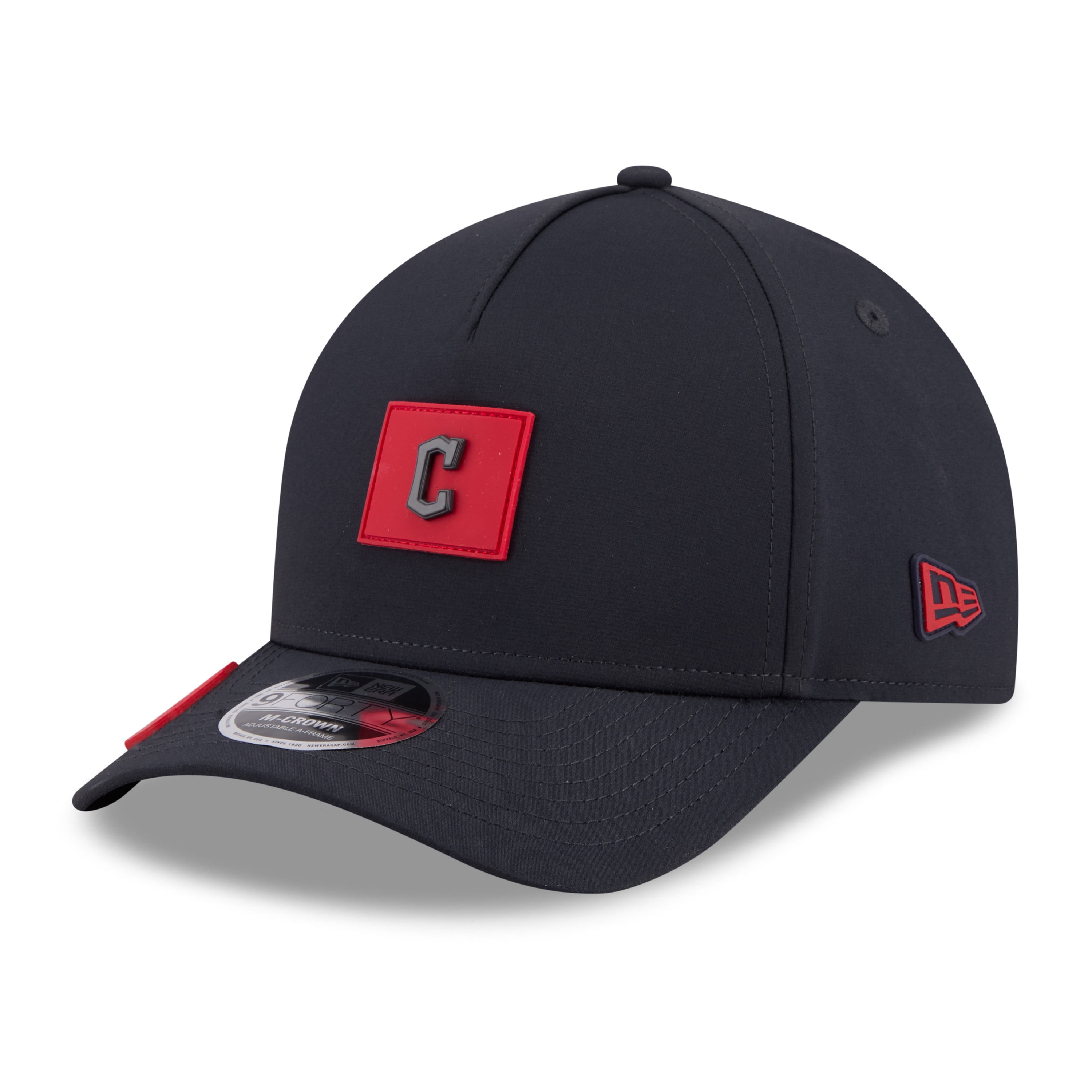 Men's New Era Navy Cleveland Guardians 2026 Clubhouse 9FORTY A-Frame ...