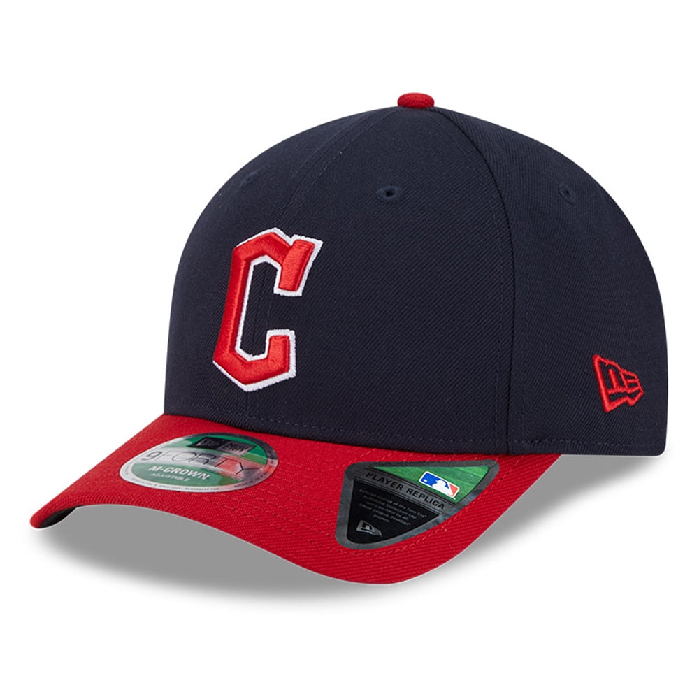Men's New Era Navy Cleveland Guardians Player Replica 9FORTY Adjustable ...
