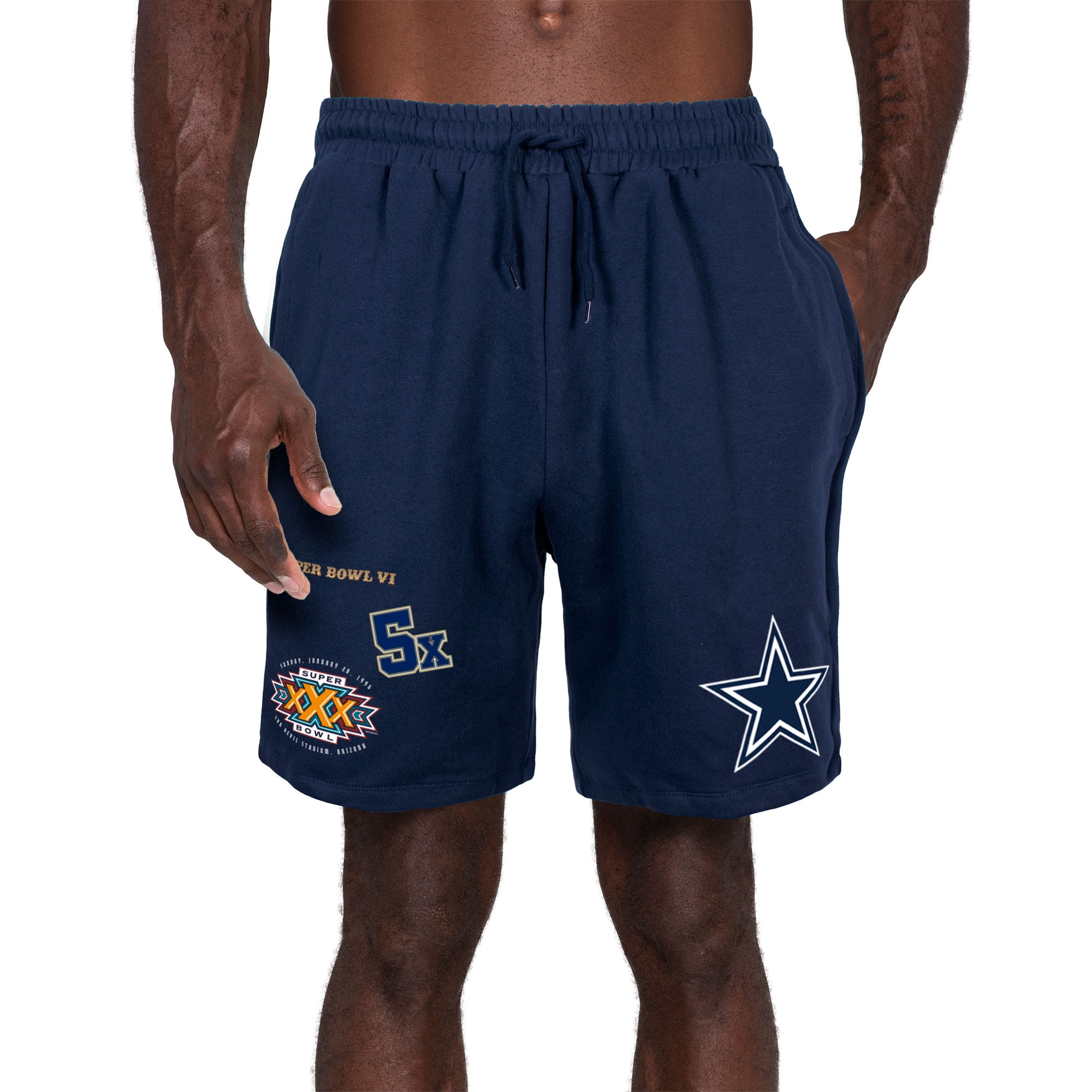 Men's New Era Navy Dallas Cowboys Historic Championship Shorts ...