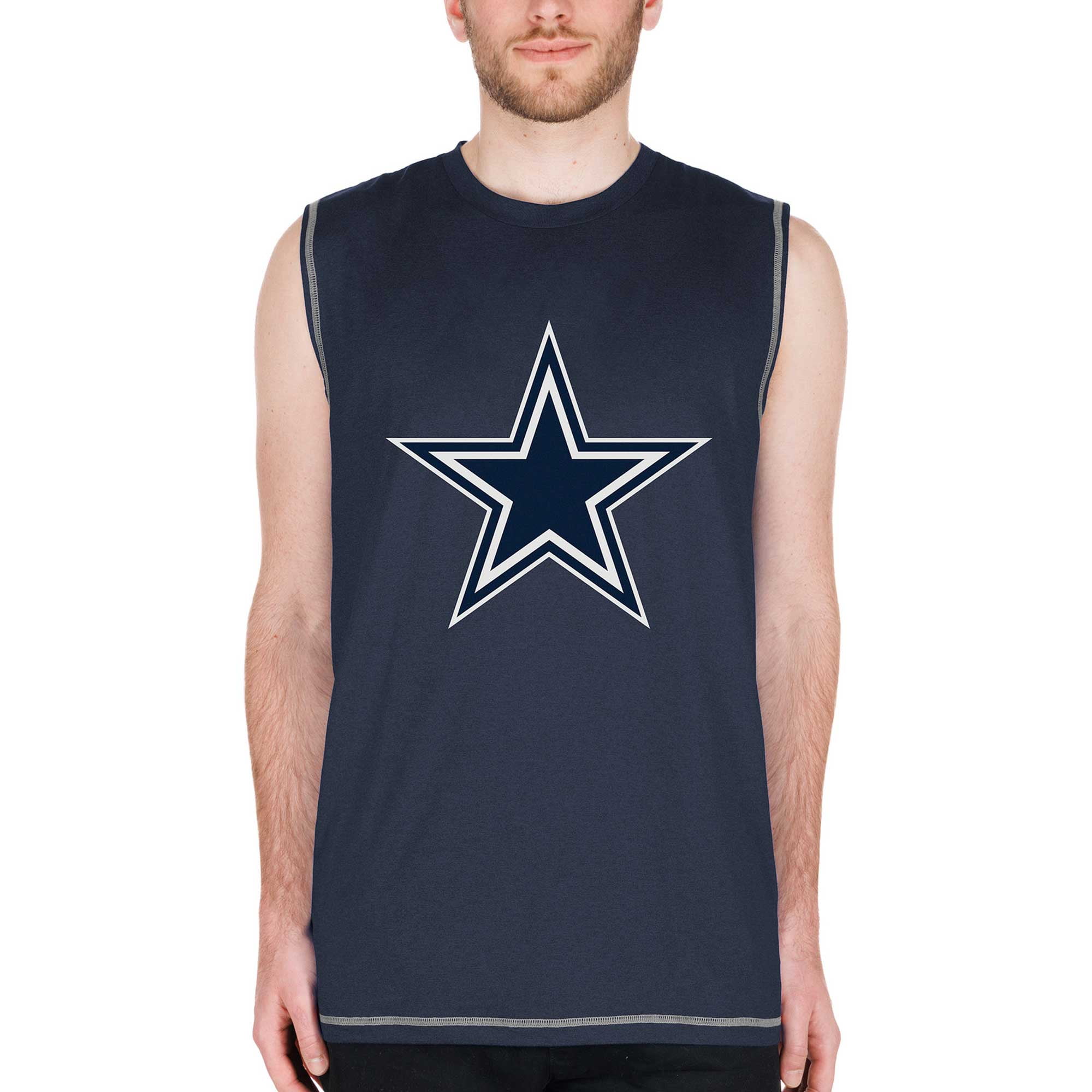 Men's New Era Navy Dallas Cowboys Muscle Tank Top - Walmart.com
