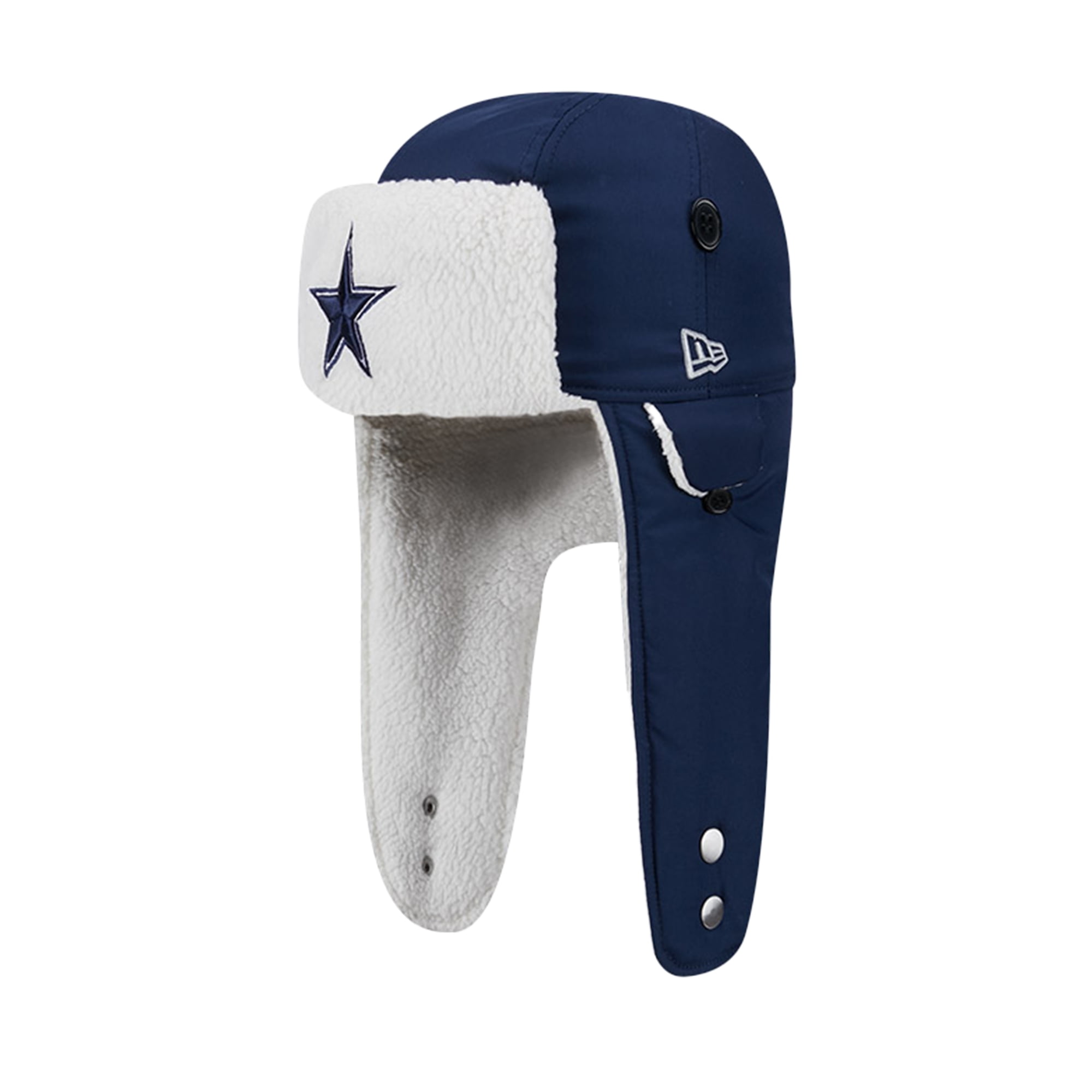 Men's New Era Navy Dallas Cowboys Sherpa-Trapper Hat - Walmart.com