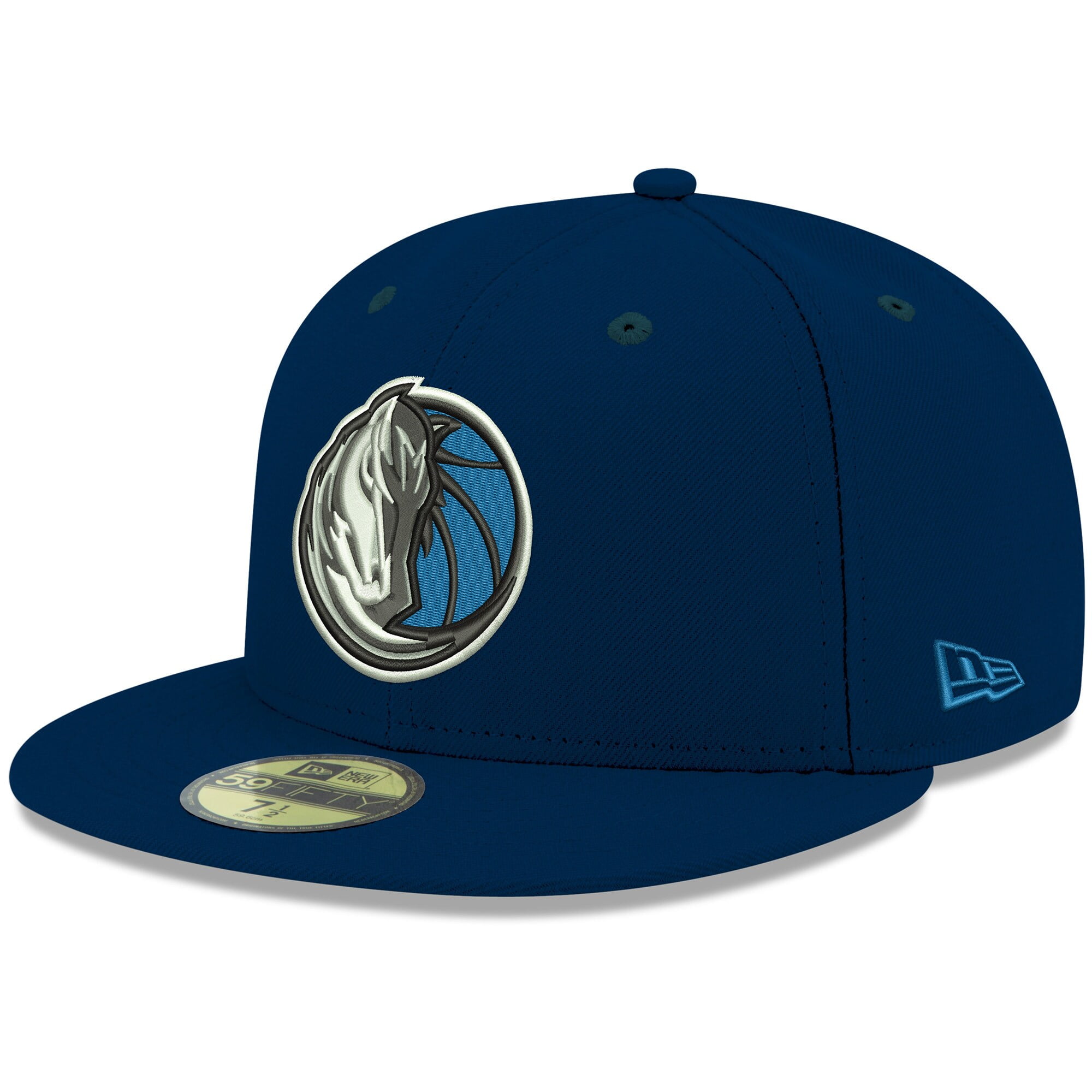 Men's New Era Navy Dallas Mavericks Official Team Color 59FIFTY Fitted ...