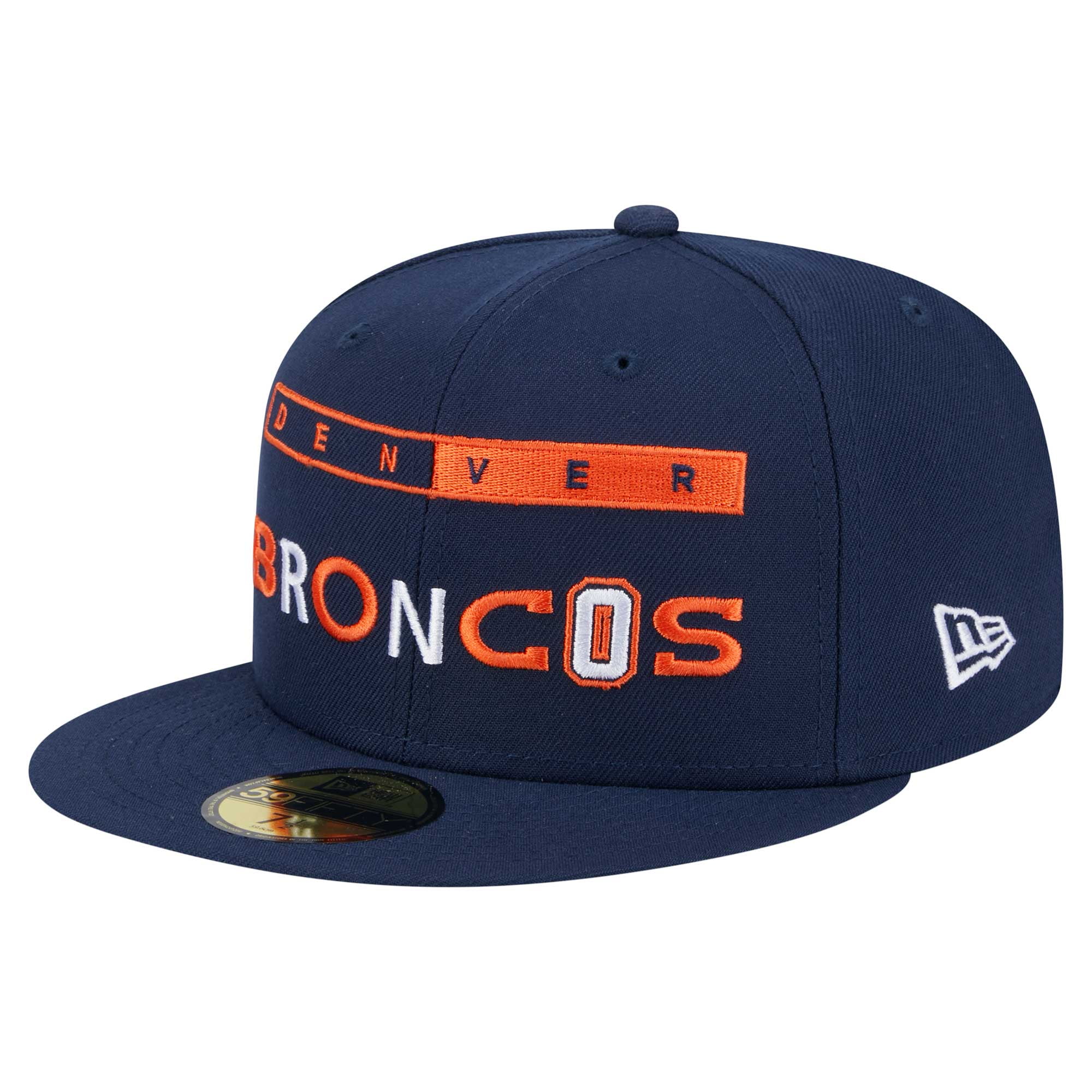 Men's New Era Navy Denver Broncos Ransom 59FIFTY Fitted Hat - Walmart.com